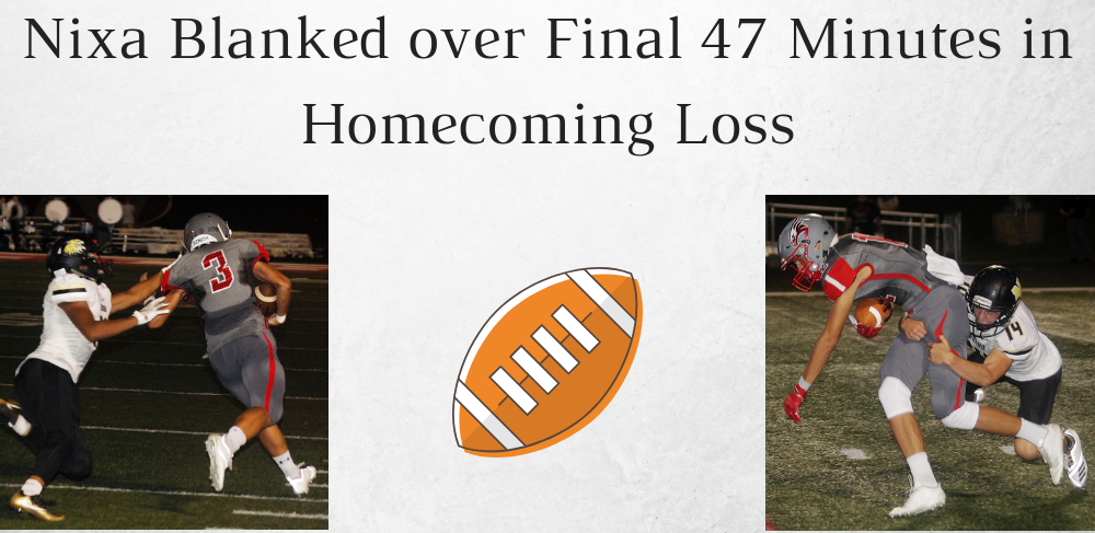 Nixa Blanked over Final 47 Minutes in Homecoming Loss - Nixa Public Schools