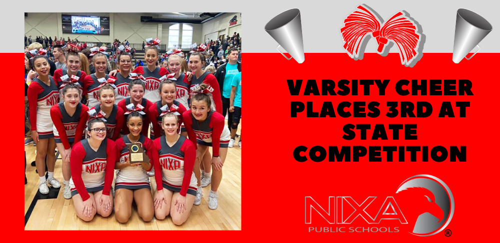 Cheer finishes 3rd at State competition - Nixa Public Schools