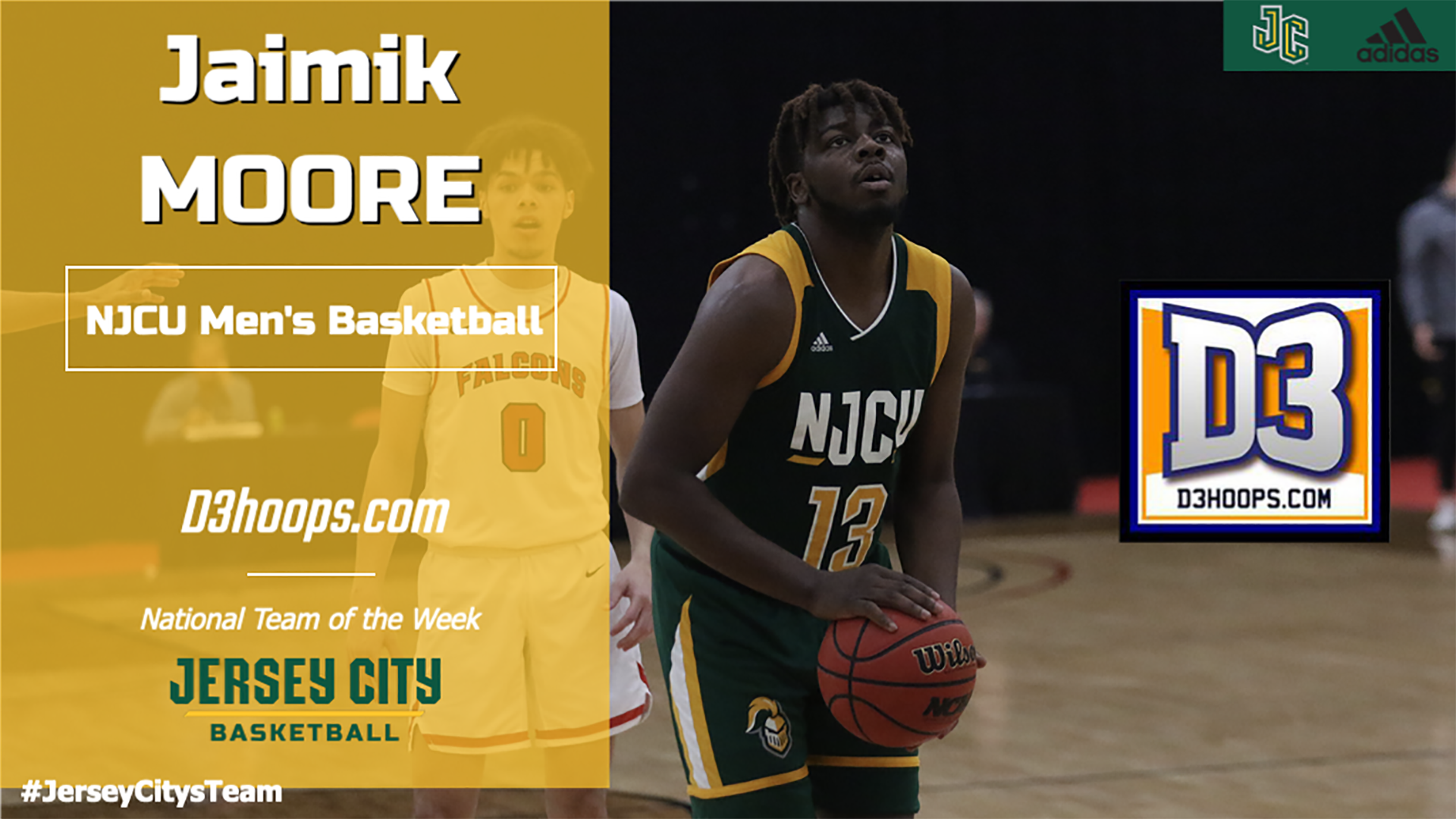 Jaimik Moore - Men's Basketball - New Jersey City University Athletics