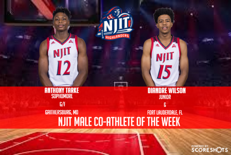 Anthony Tarke and Diandre Wilson Selected as NJIT Co-Athletes of the ...