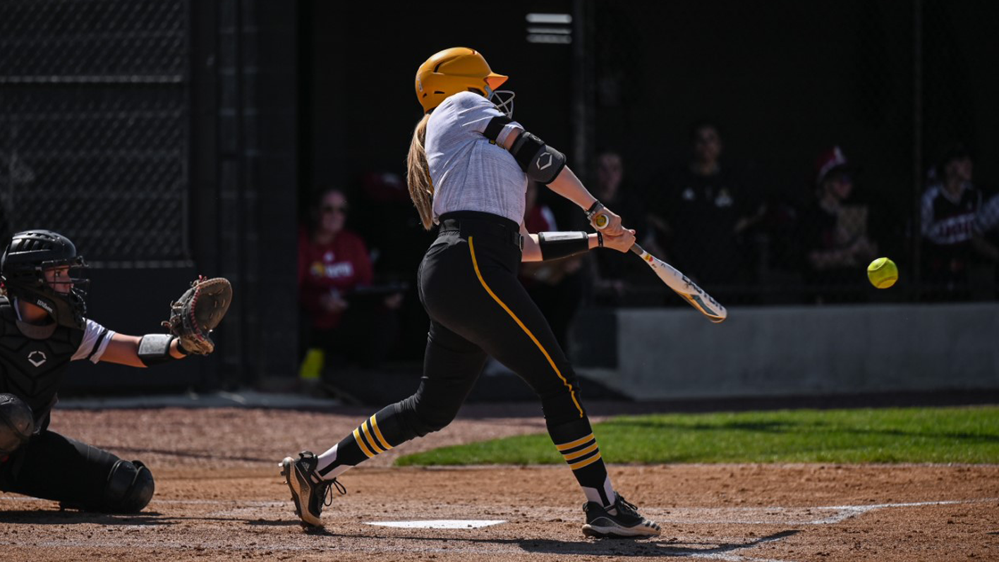 Softball wins series opener vs. IUPUI; Game two delayed until Wednesday ...