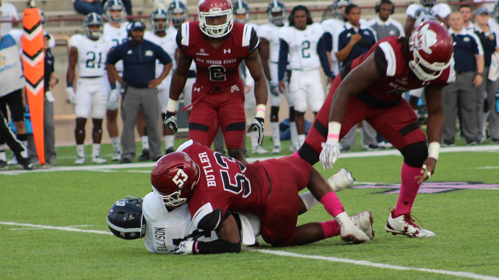 Rodney Butler - 2016 - Football - New Mexico State University Athletics