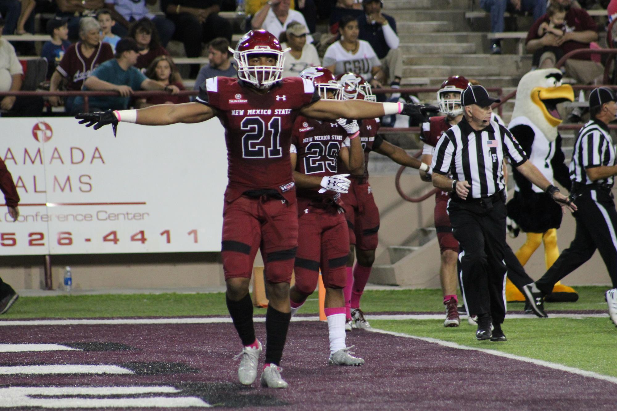 Jaden Wright - 2017 - Football - New Mexico State University Athletics