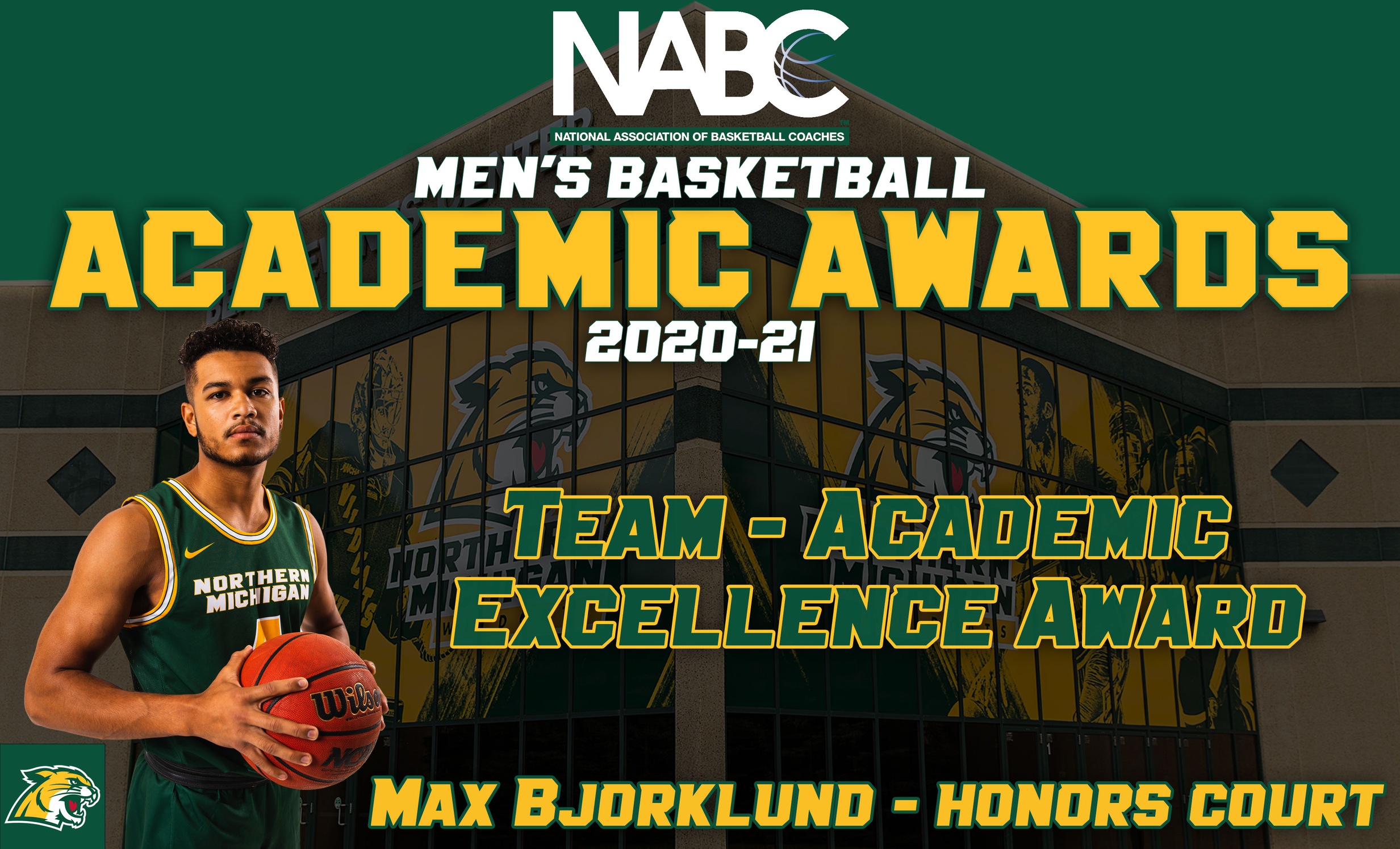 Bjorklund Makes NABC Honors Court, Men's Basketball Team Earns Academic ...