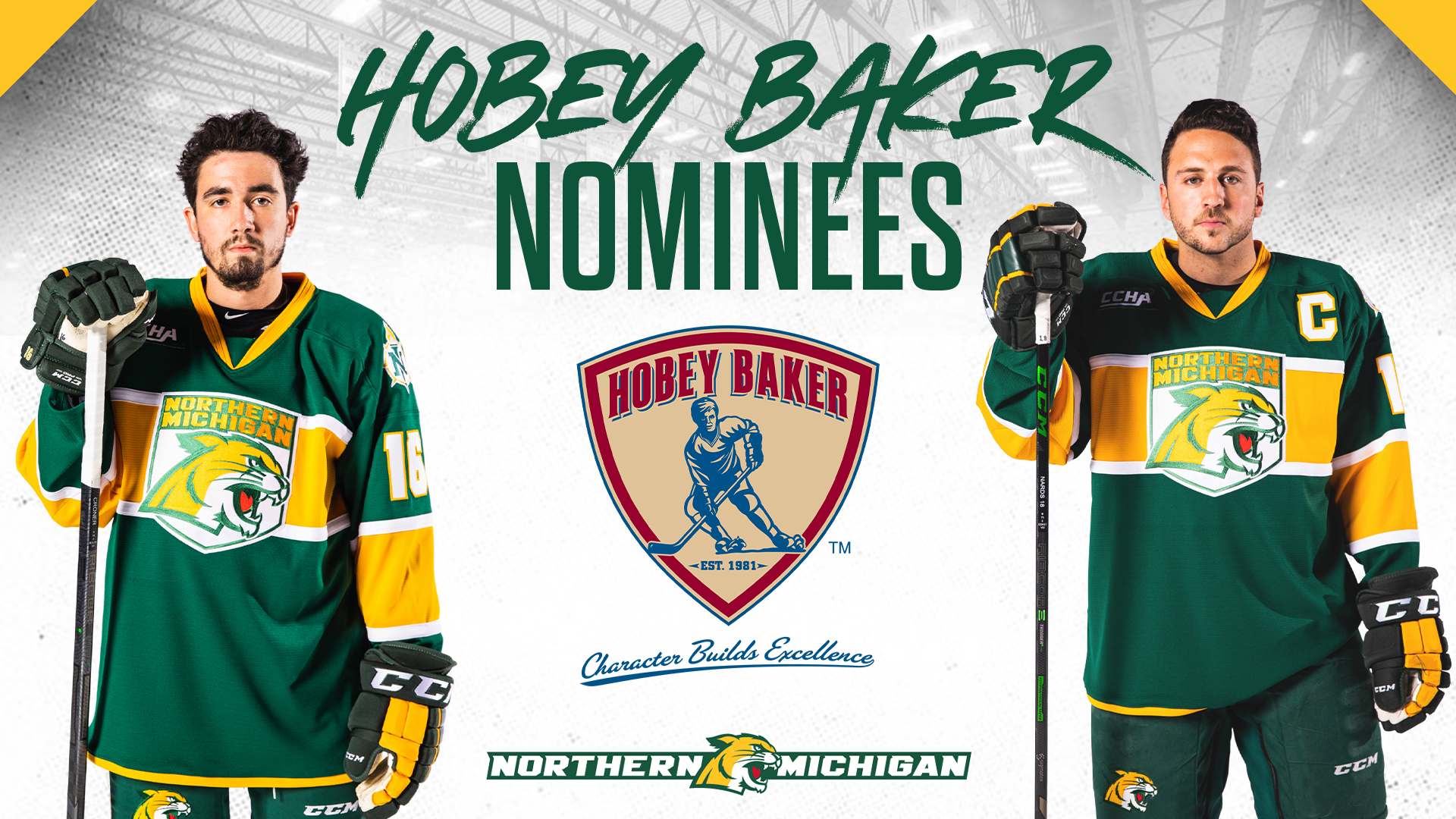 Crone and Nardi Nominated for Hobey Baker Award - Northern Michigan ...