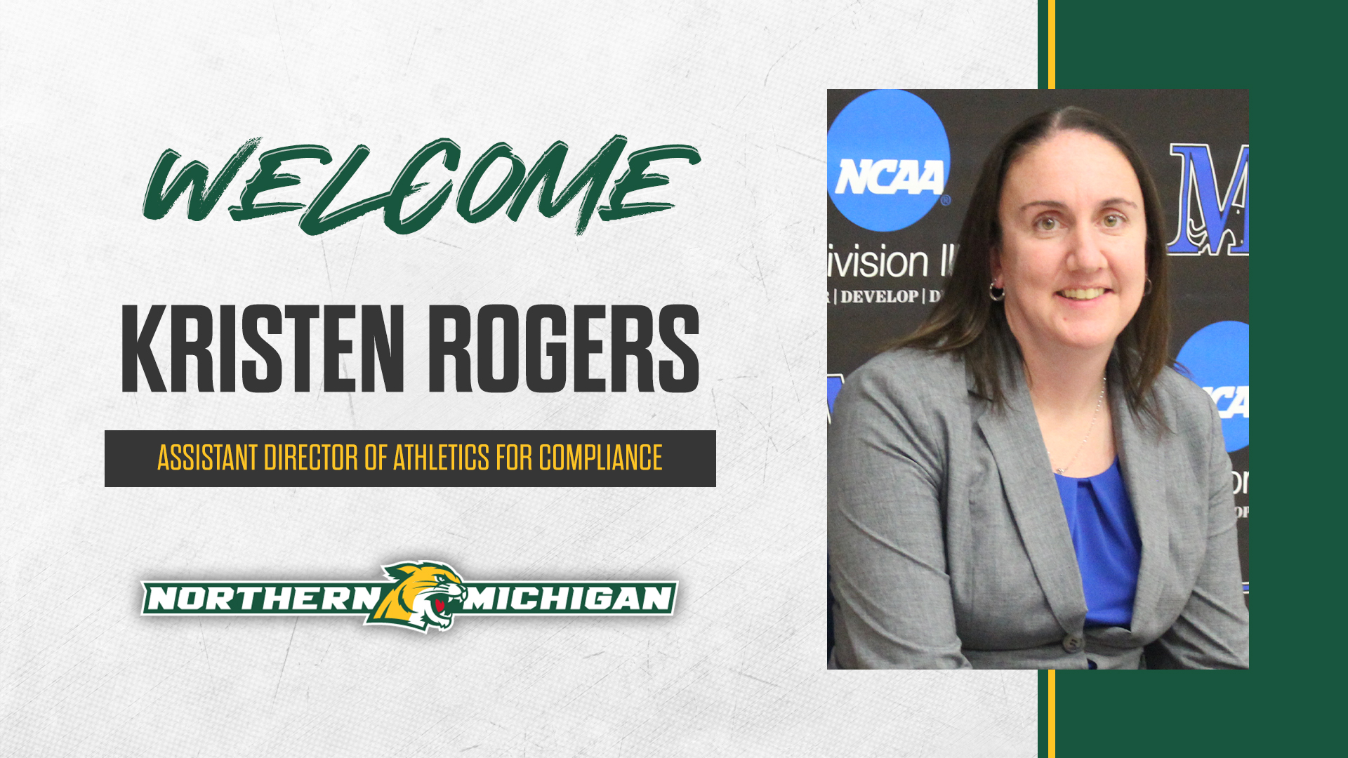NMU Athletics Welcomes Kristen Rogers to Staff - Northern Michigan ...