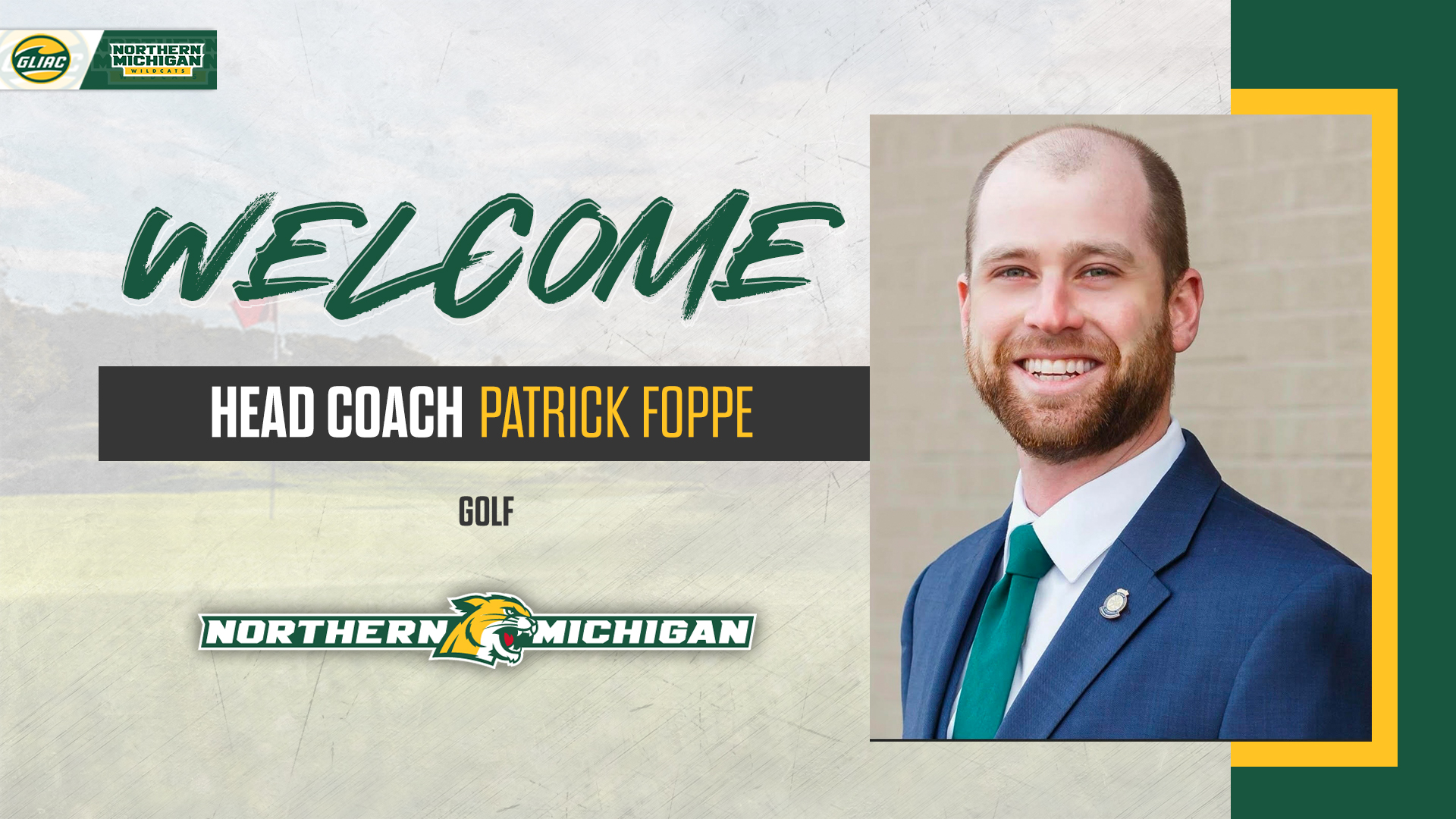 NMU Golf Adds Patrick Foppe as Head Coach - Northern Michigan University