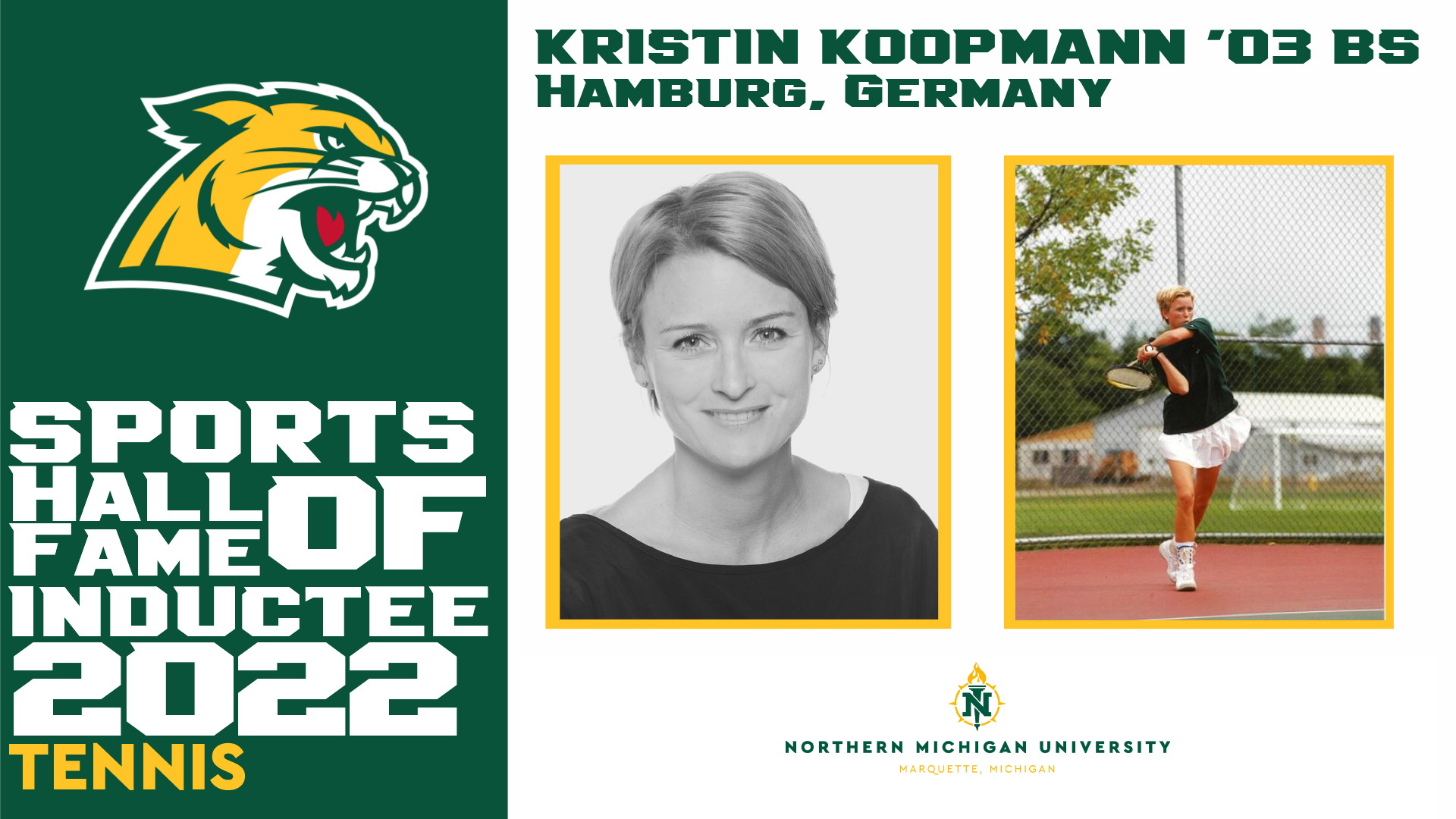 Kristin Koopmann Inducted Into NMU Sports Hall of Fame - Northern ...
