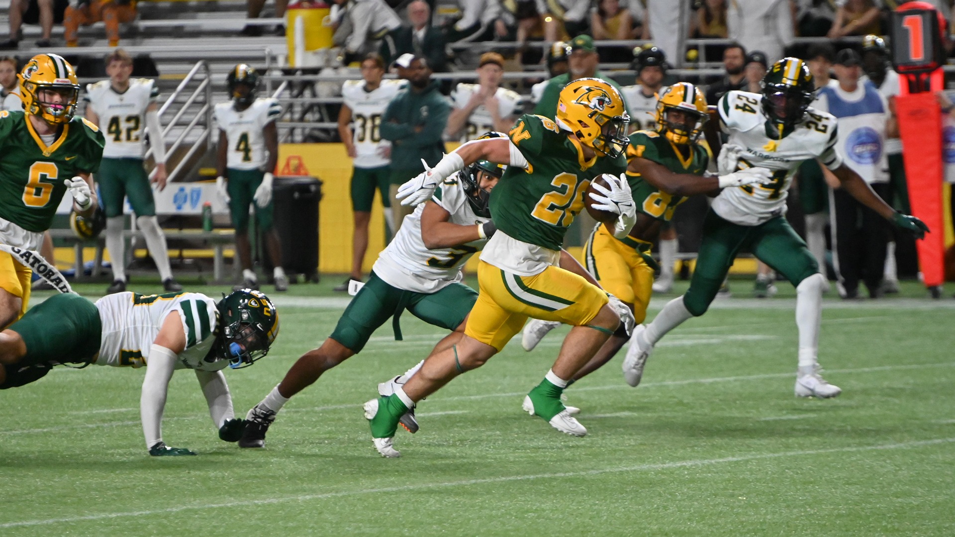 Wayne State scores 39 unanswered points to overpower Wildcats 41-17 ...