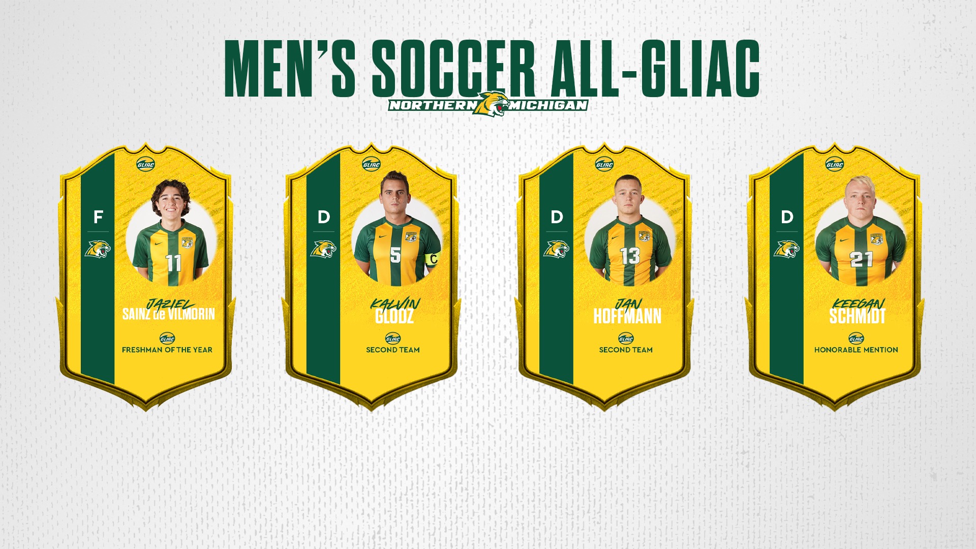 Men' Soccer Earns Individual GLIAC Recognition - Northern Michigan ...
