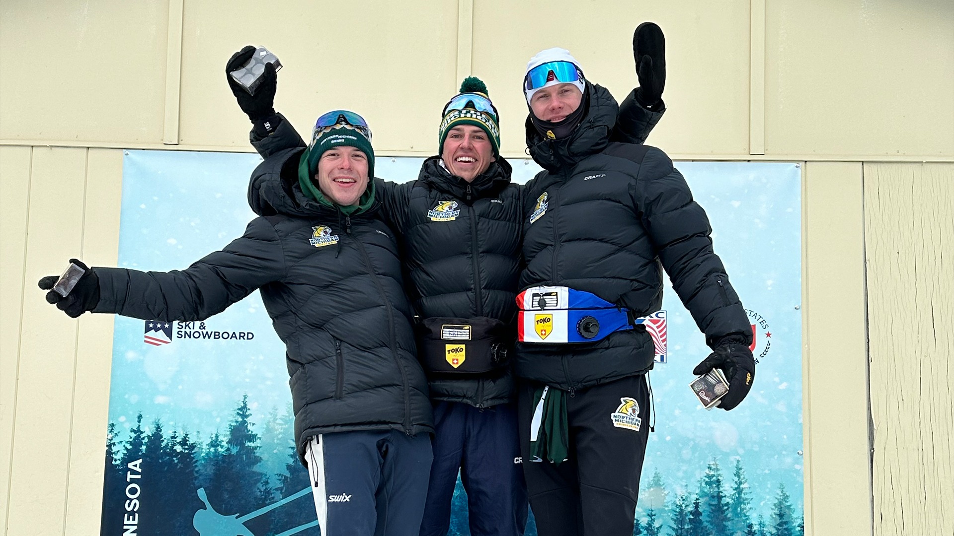 Men’s Nordic Sweeps Podium in Classic 15K - Northern Michigan University