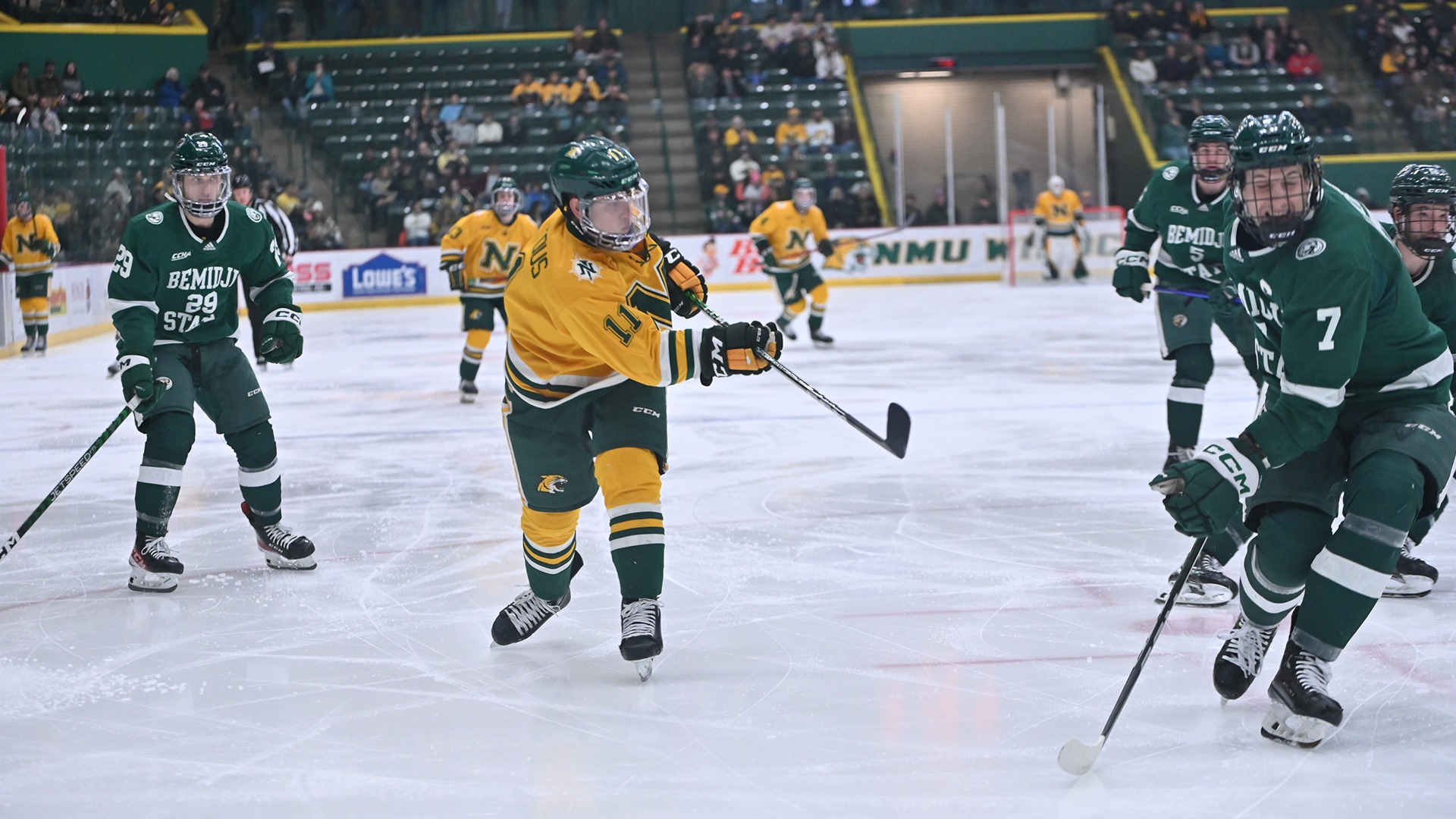 PREVIEW: Wildcat Hockey Set to Host Bemidji State - Northern Michigan ...