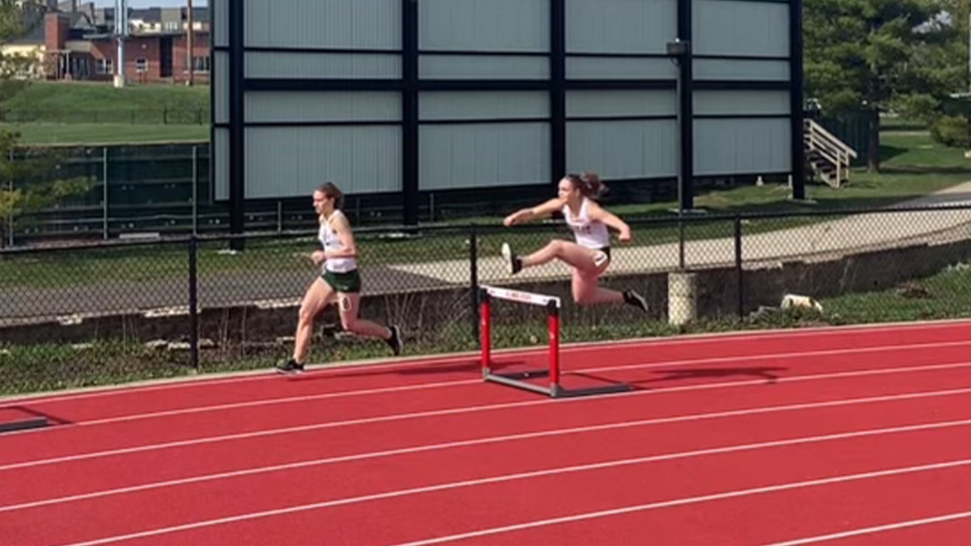Larson takes first in the hurdles to begin Track & Field’s outdoor ...