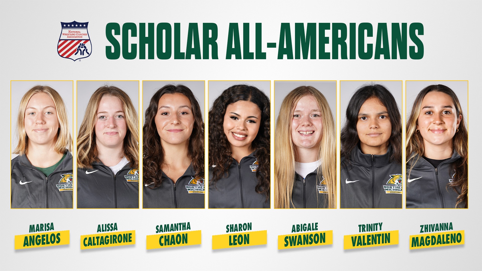 Seven wrestlers named NWCA Scholar All-Americans - Northern Michigan ...