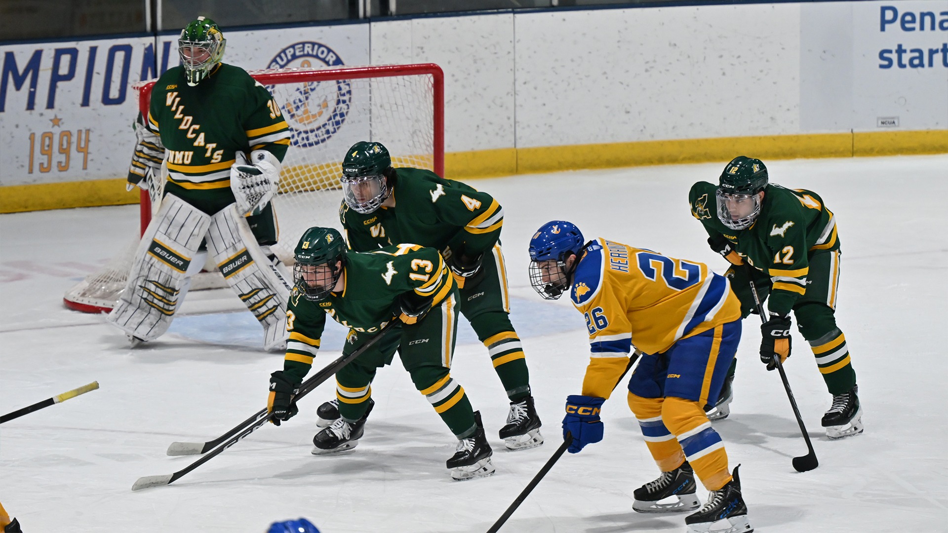 Wildcats Fall 3-2 from the Sault - Northern Michigan University