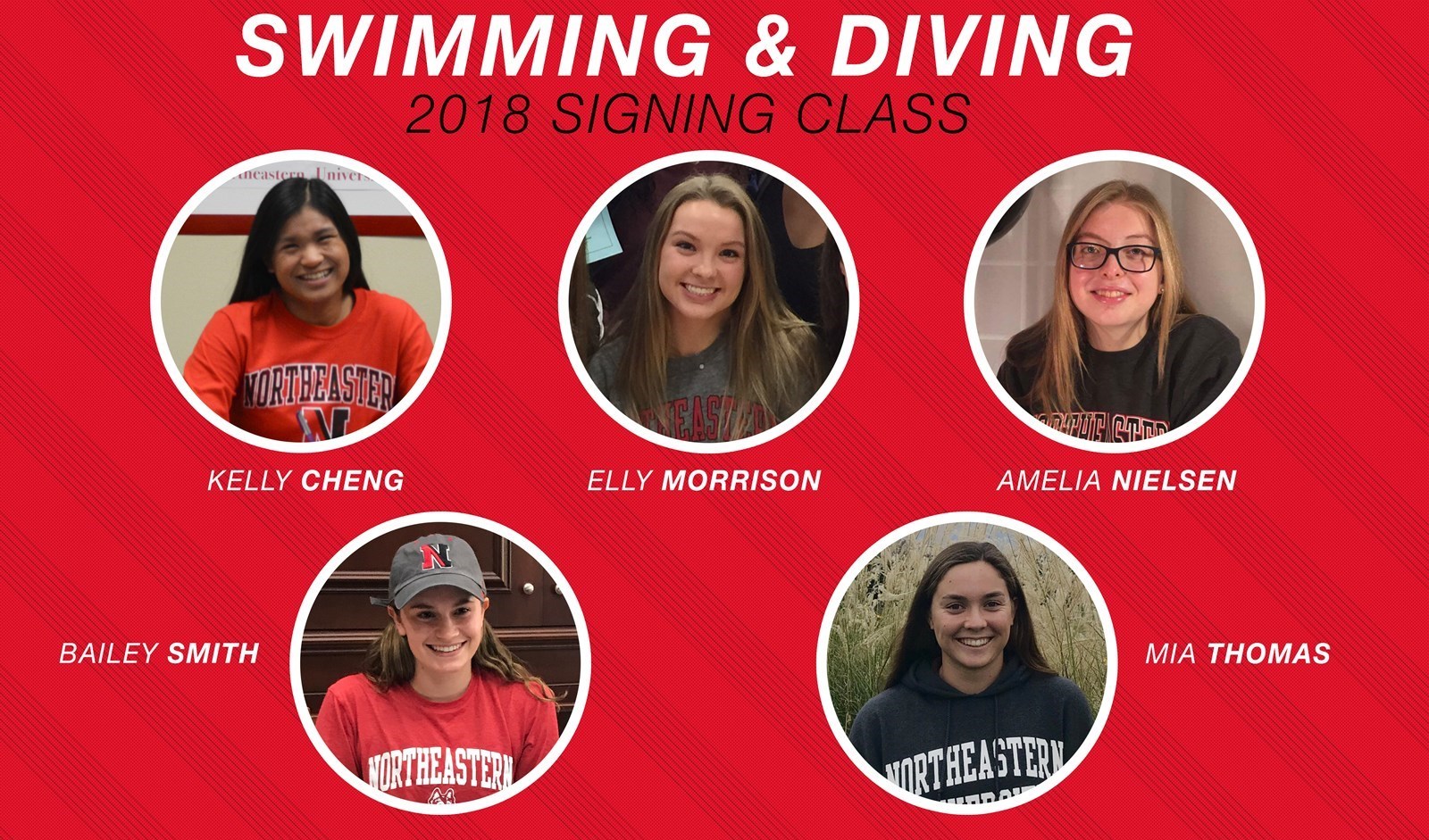 Swim & Dive signs five to 2018 freshman class - Northeastern University ...