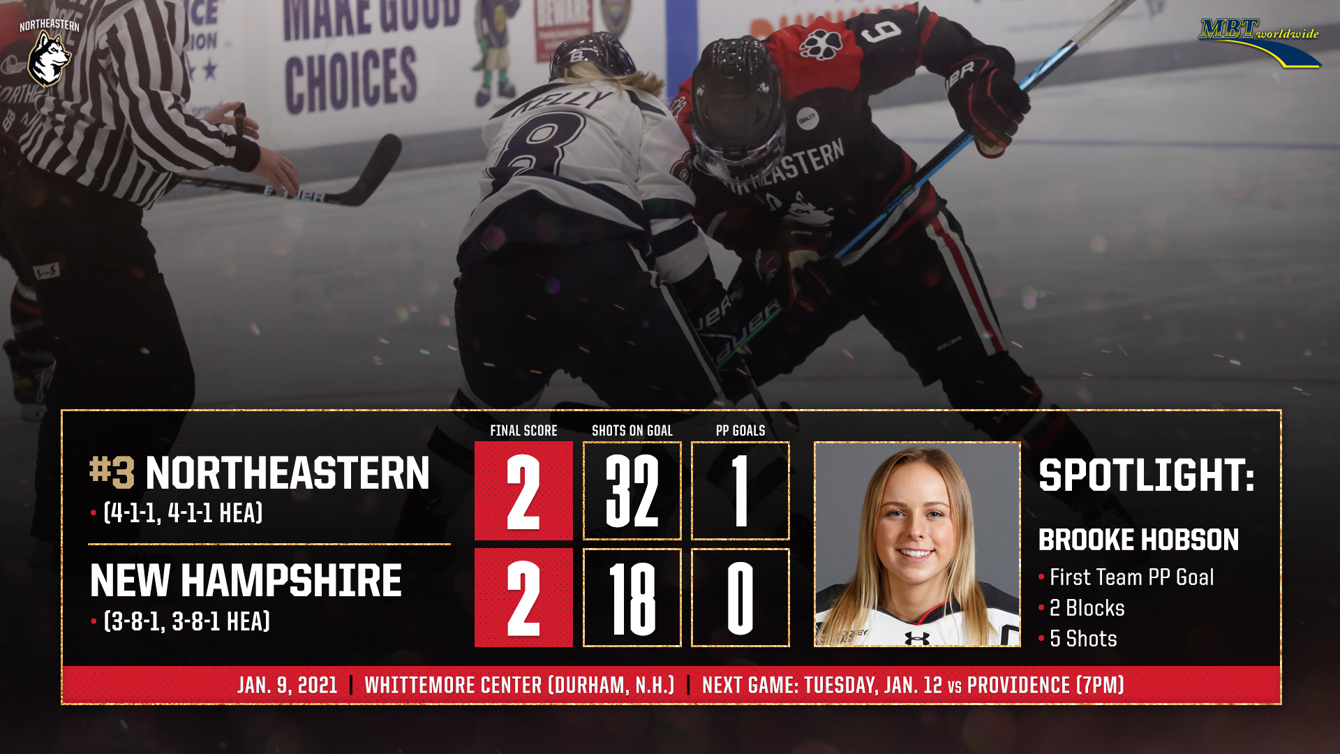 No. 3 Northeastern Draws with New Hampshire - Northeastern University ...