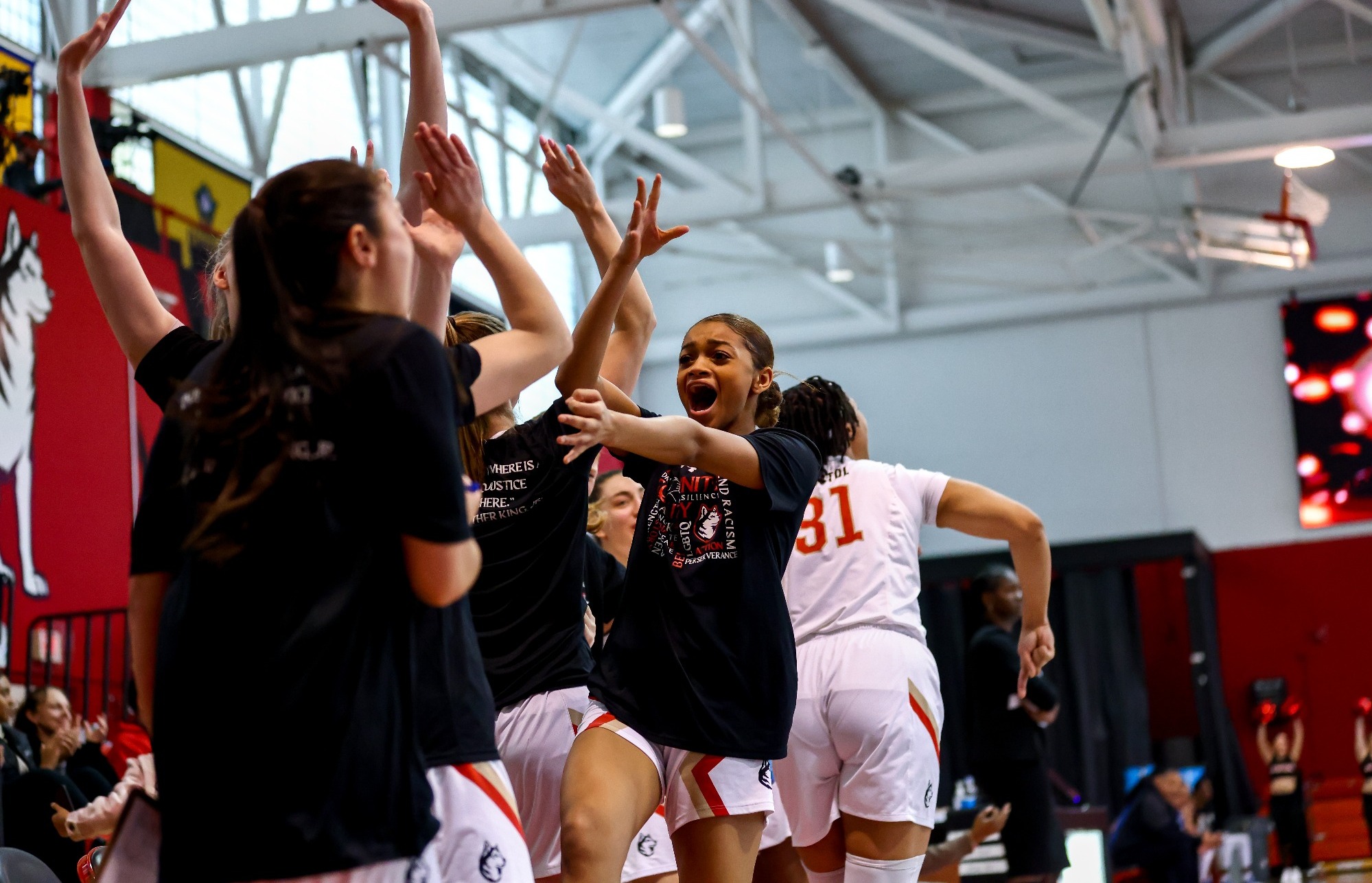 Huskies Tally Program-Best 12th CAA Victory in 74-60 Rout at College of ...