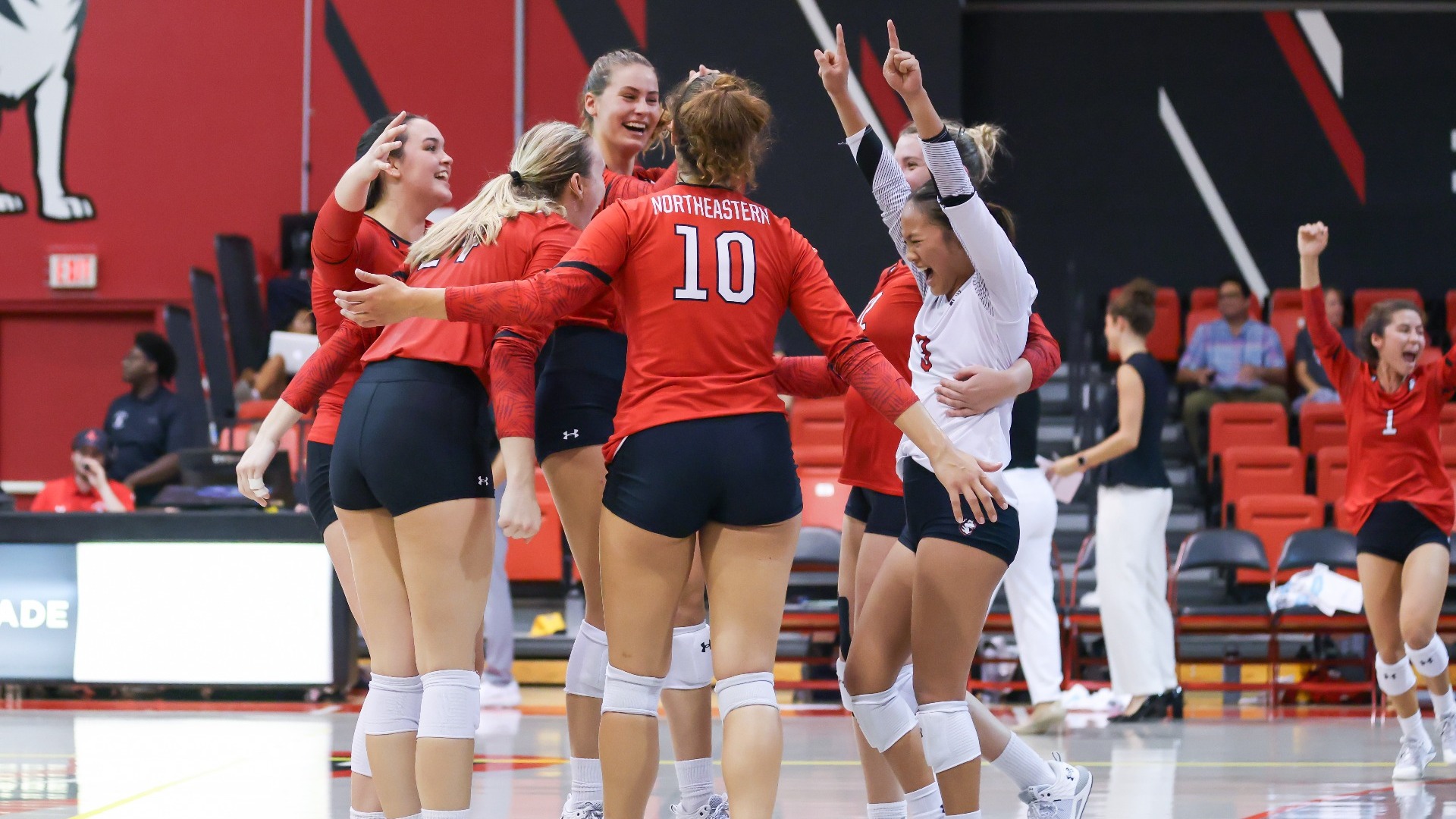 Huskies Knock Off Hofstra In Straight Sets - Northeastern University ...