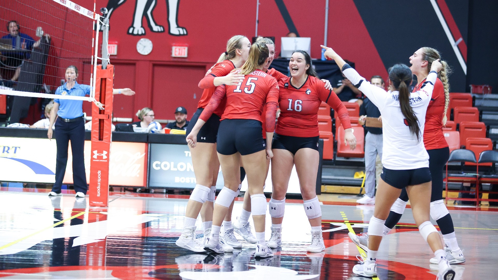 Huskies Take Down Elon In Five Sets - Northeastern University Athletics