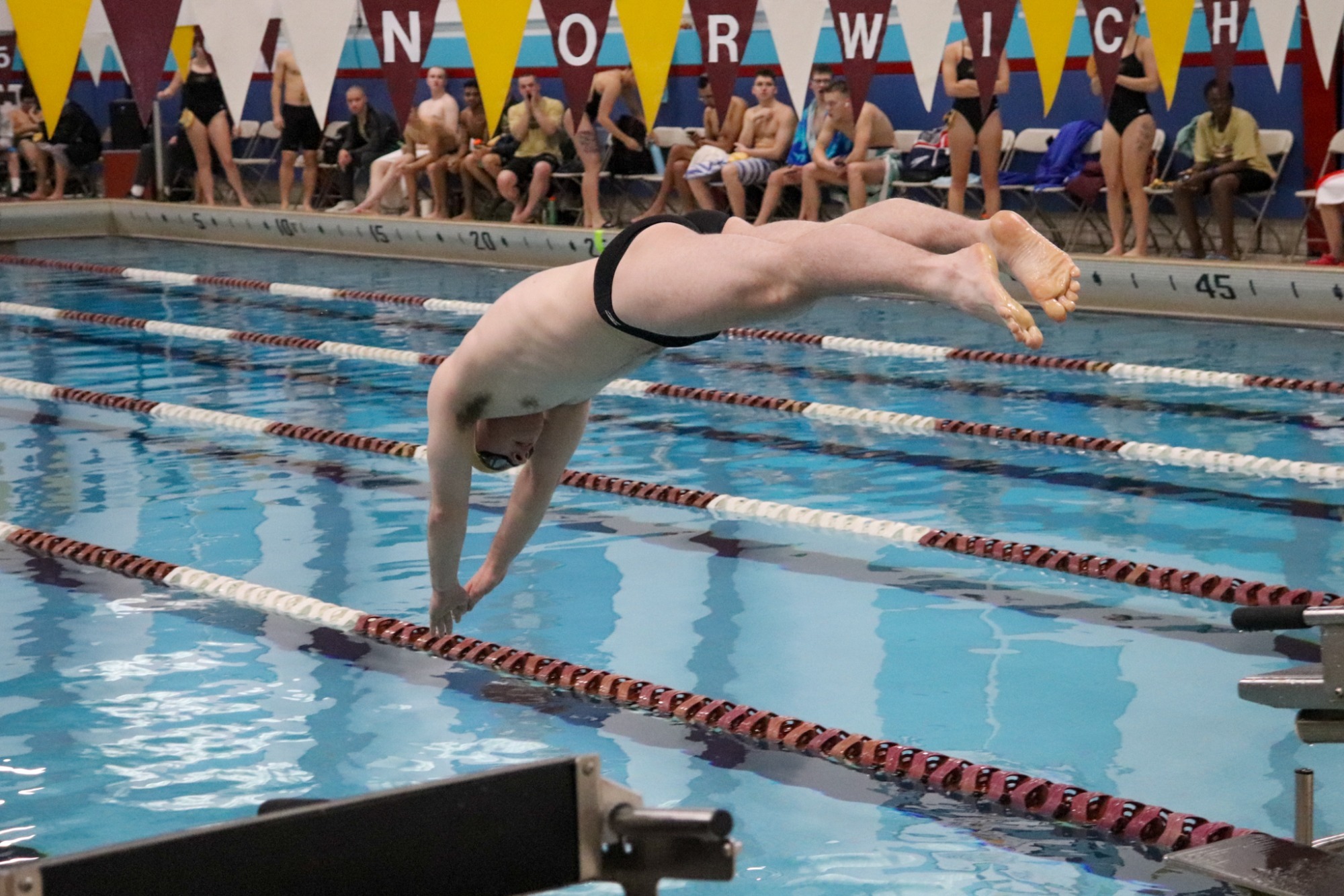 Swimming & Diving: Cadet men trail Saint Michael's by five points for ...