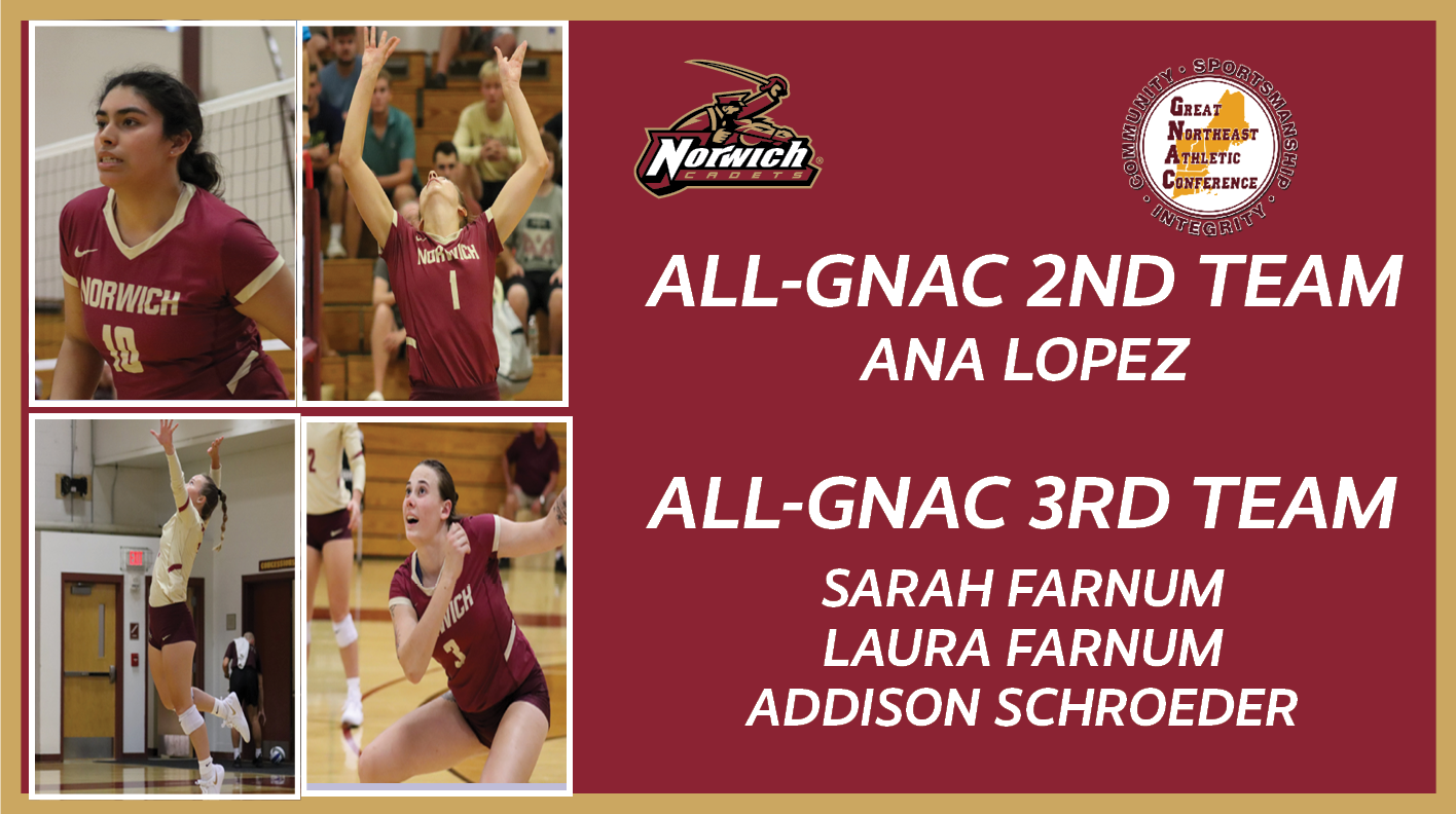 Volleyball: Lopez, Schroeder, Farnums Make All-GNAC Team - Norwich ...