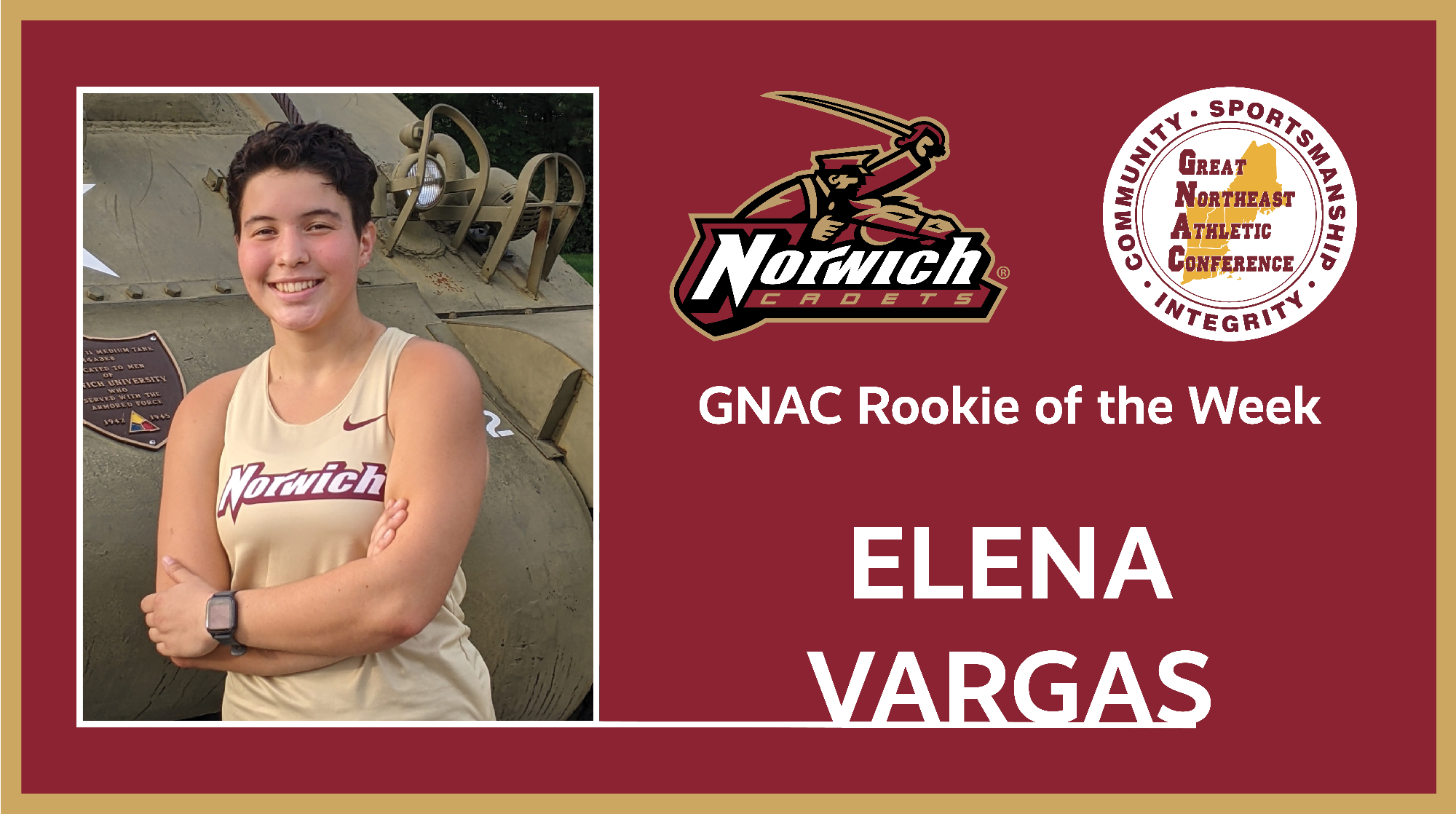 Women's Cross Country: Vargas snags first GNAC Rookie of the Week ...