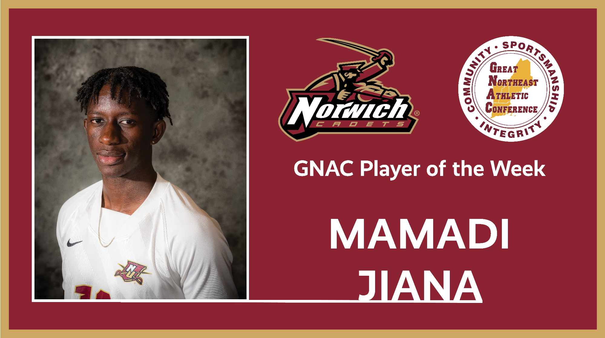 Men's Soccer: Jiana earns first-ever GNAC Player of the Week honor ...