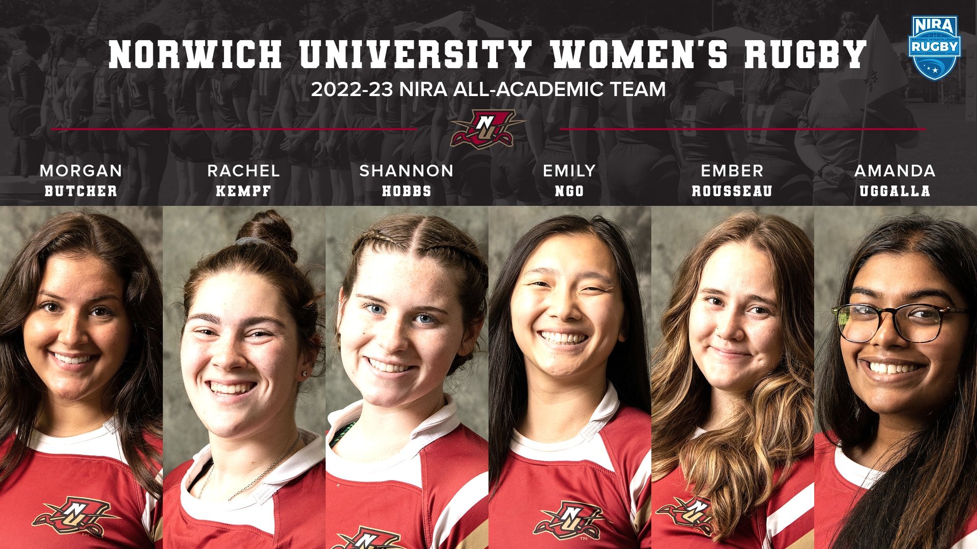 Women's Rugby: Six Cadets land on 2022-23 NIRA All-Academic Team ...