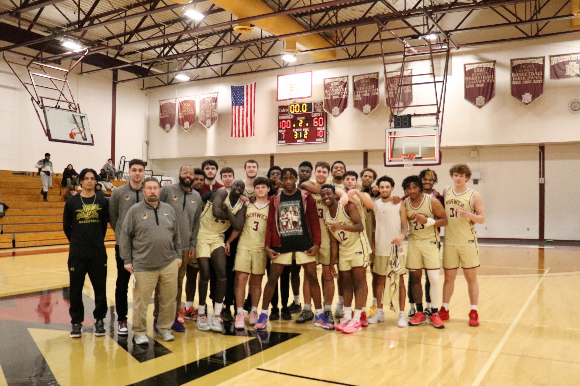 Men's Basketball: Cadets roll to commanding GNAC win, cross 100-point ...