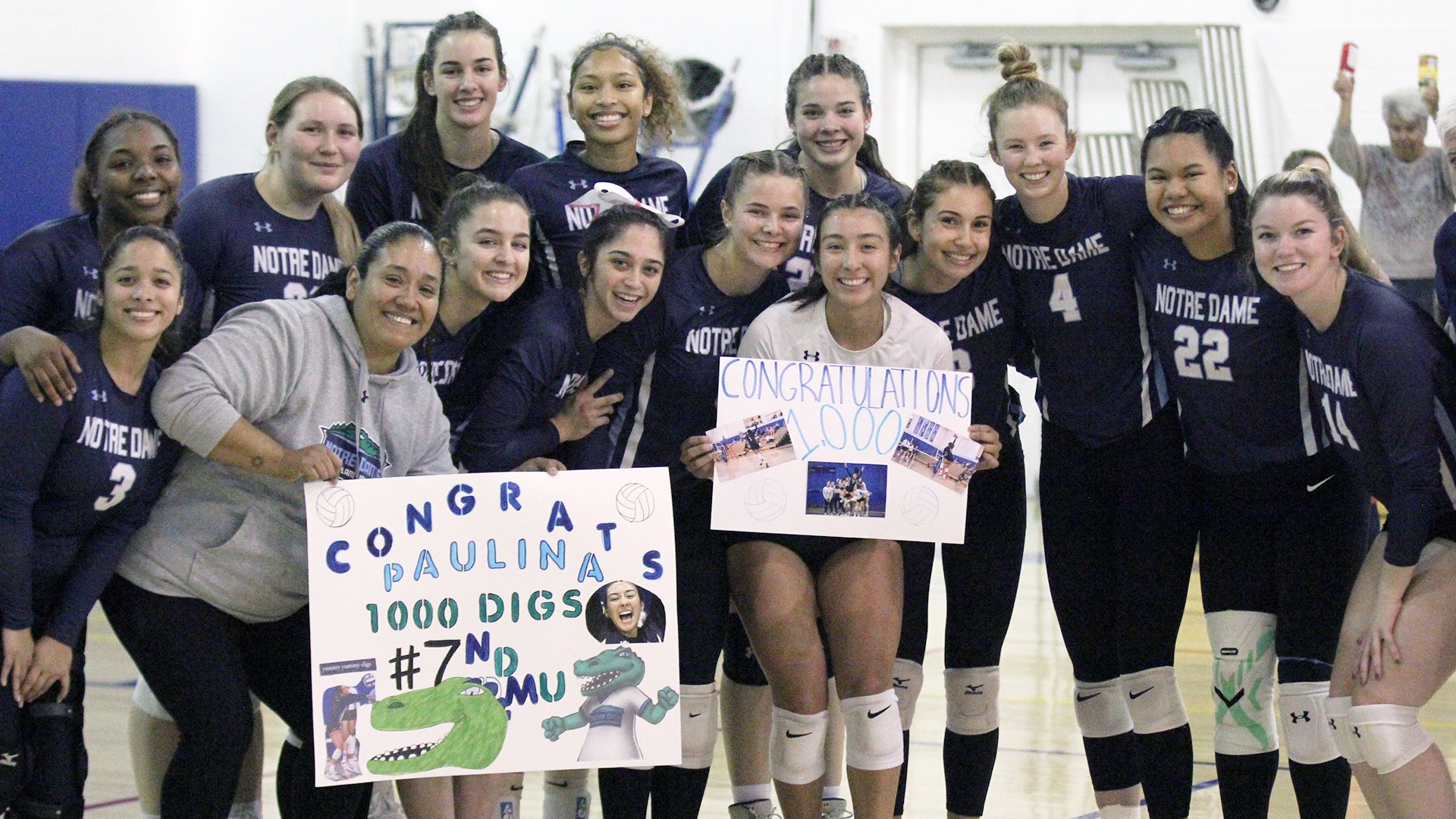 Hernandez Reaches Milestone in Win - Notre Dame of Maryland University ...