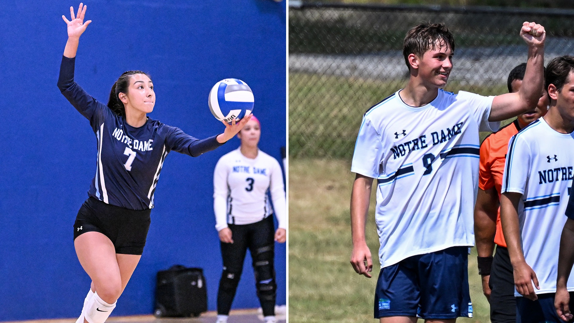 Hernandez, Lehmkuhl Collect POTW Honors - Notre Dame of Maryland ...