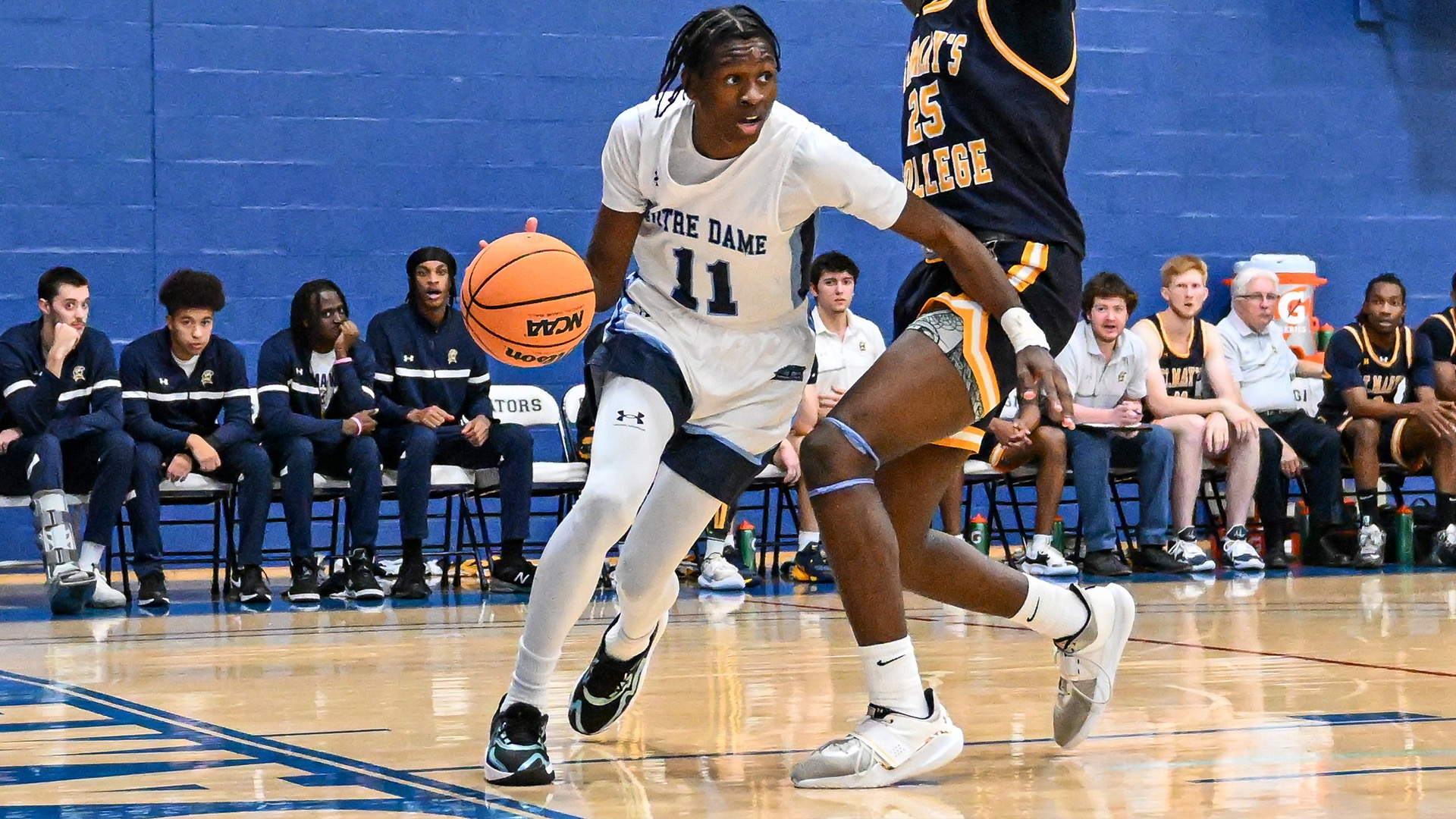 Men's Basketball Collects First-Ever Home Victory - Notre Dame of ...