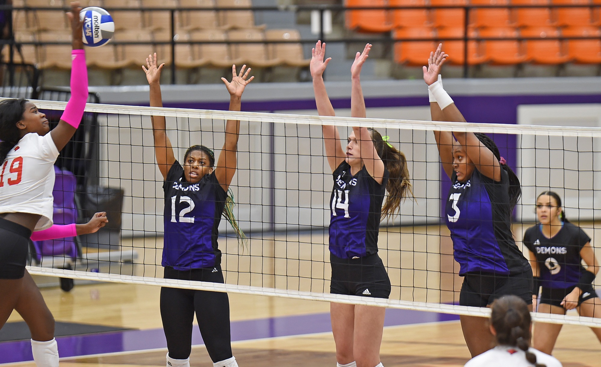 Lady Demons block well but fall short at Southeastern - Northwestern ...
