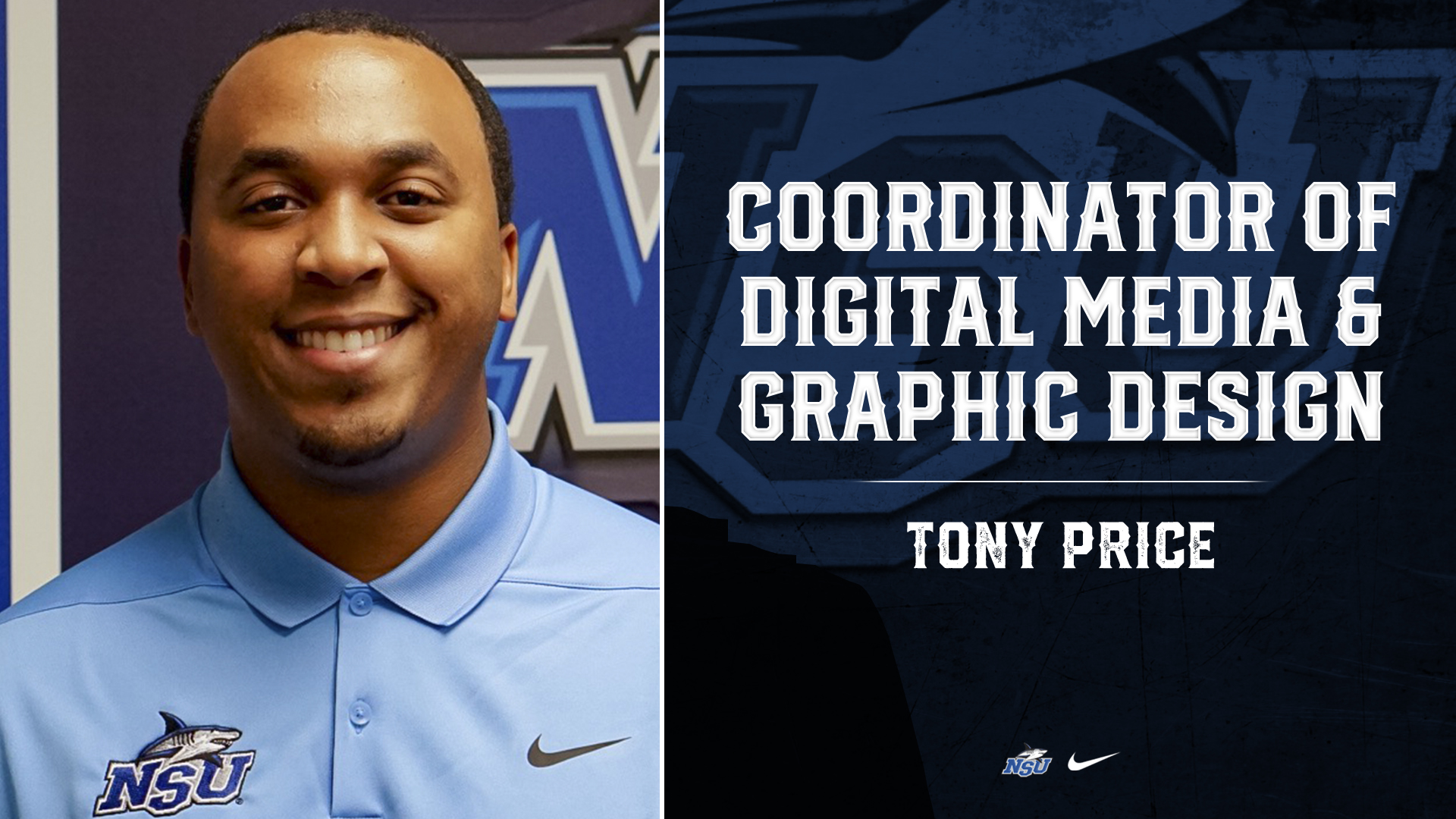 Sharks Name Tony Price as Coordinator of Digital Media and Graphic ...