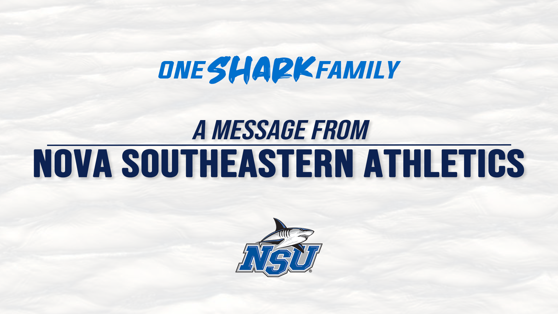 A Message from Nova Southeastern Athletics - Nova Southeastern ...