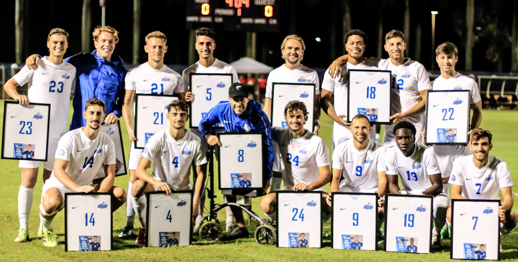 Men's Soccer Honors Senior Class - Nova Southeastern University Athletics