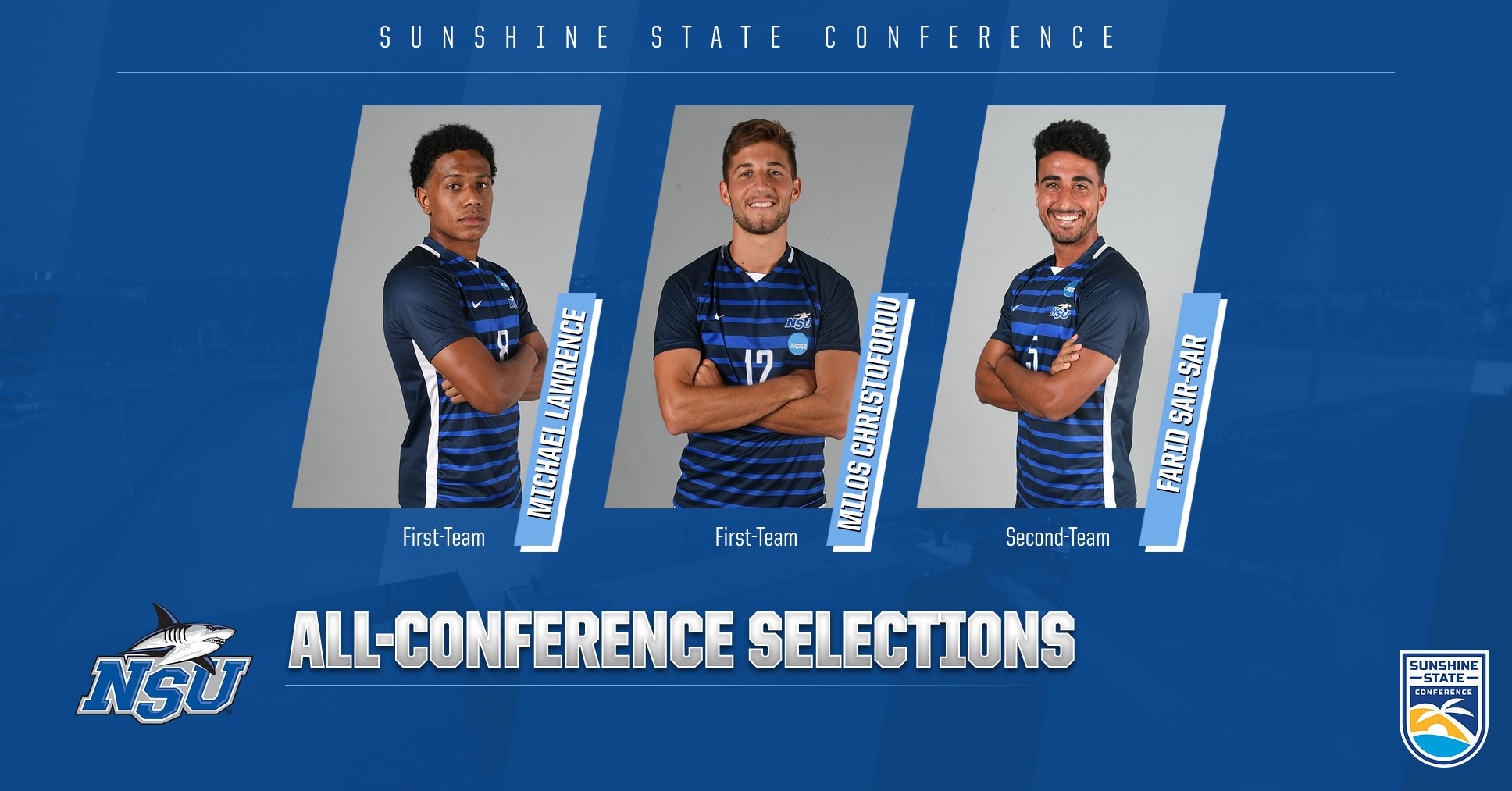 Lawrence, Christoforou, and Sar-Sar Selected to All-SSC Teams - Nova ...