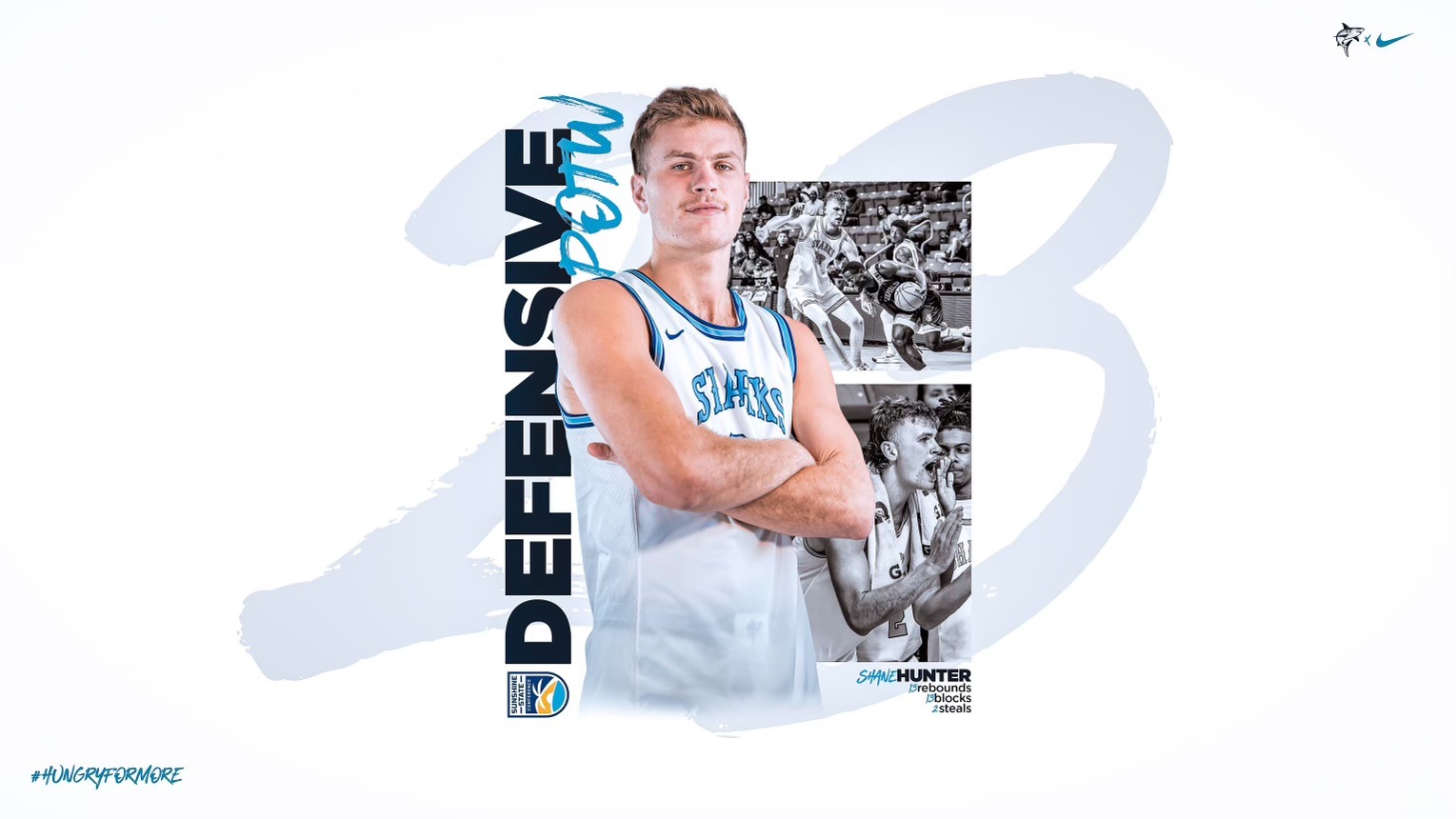 Shane Hunter Named SSC Defensive Player of the Week - Nova Southeastern ...