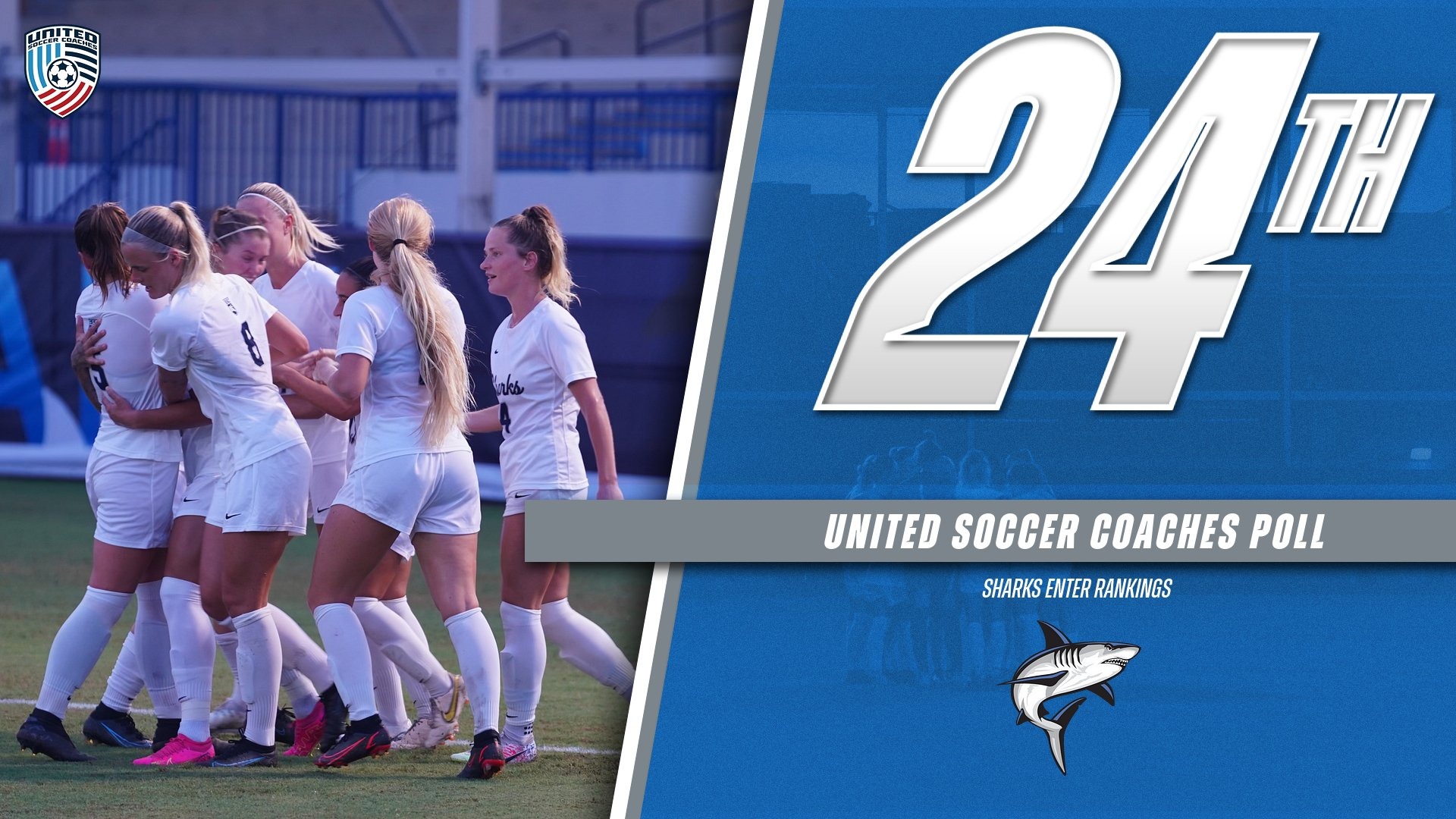 Sharks Women’s Soccer Ranked 24th in Latest Coaches Poll - Nova ...