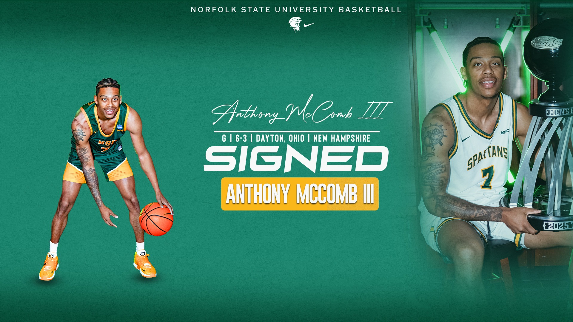 Jones Named Finalist for Hugh Durham Award - Norfolk State University Athletics