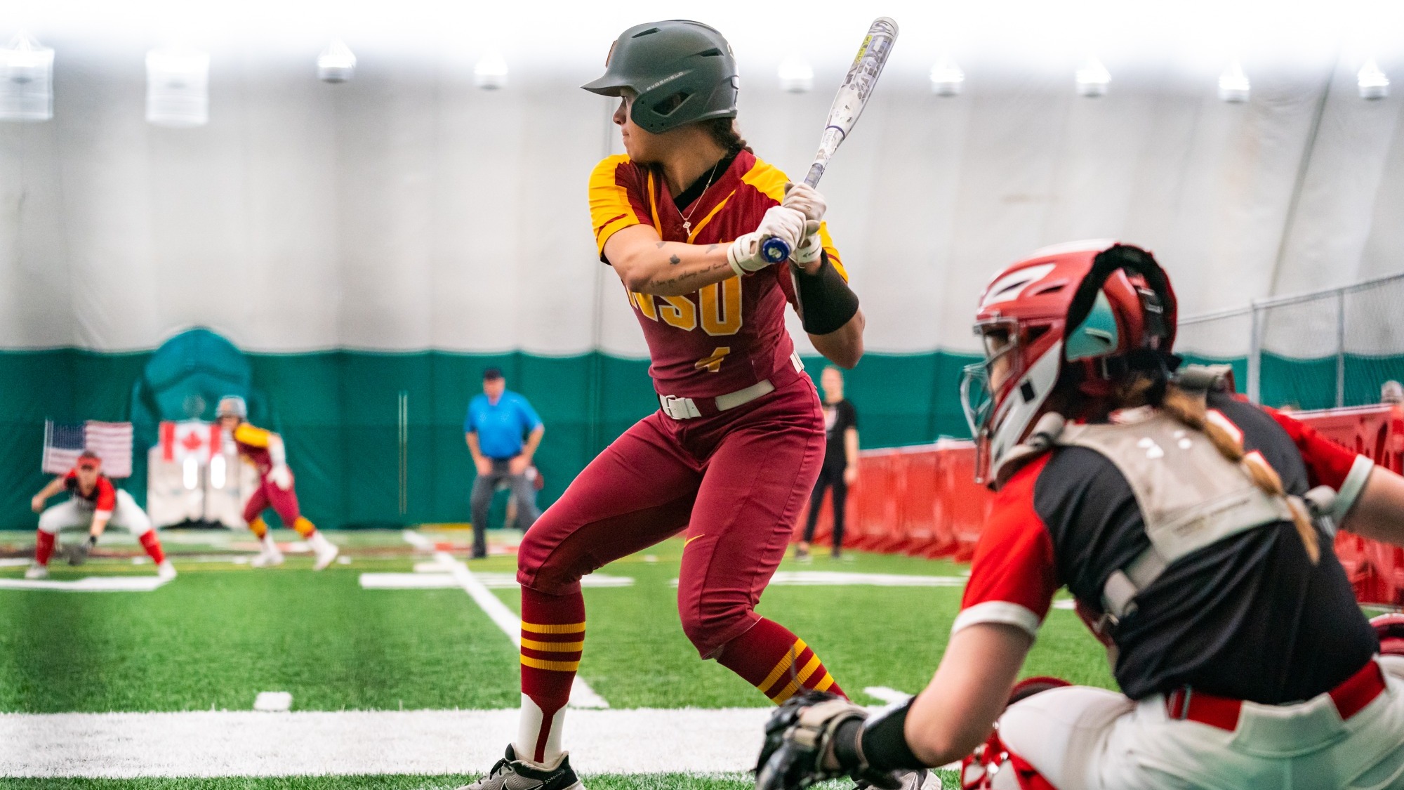 Wolves Offense Ignites in Tuesday NSIC Split - Northern State ...