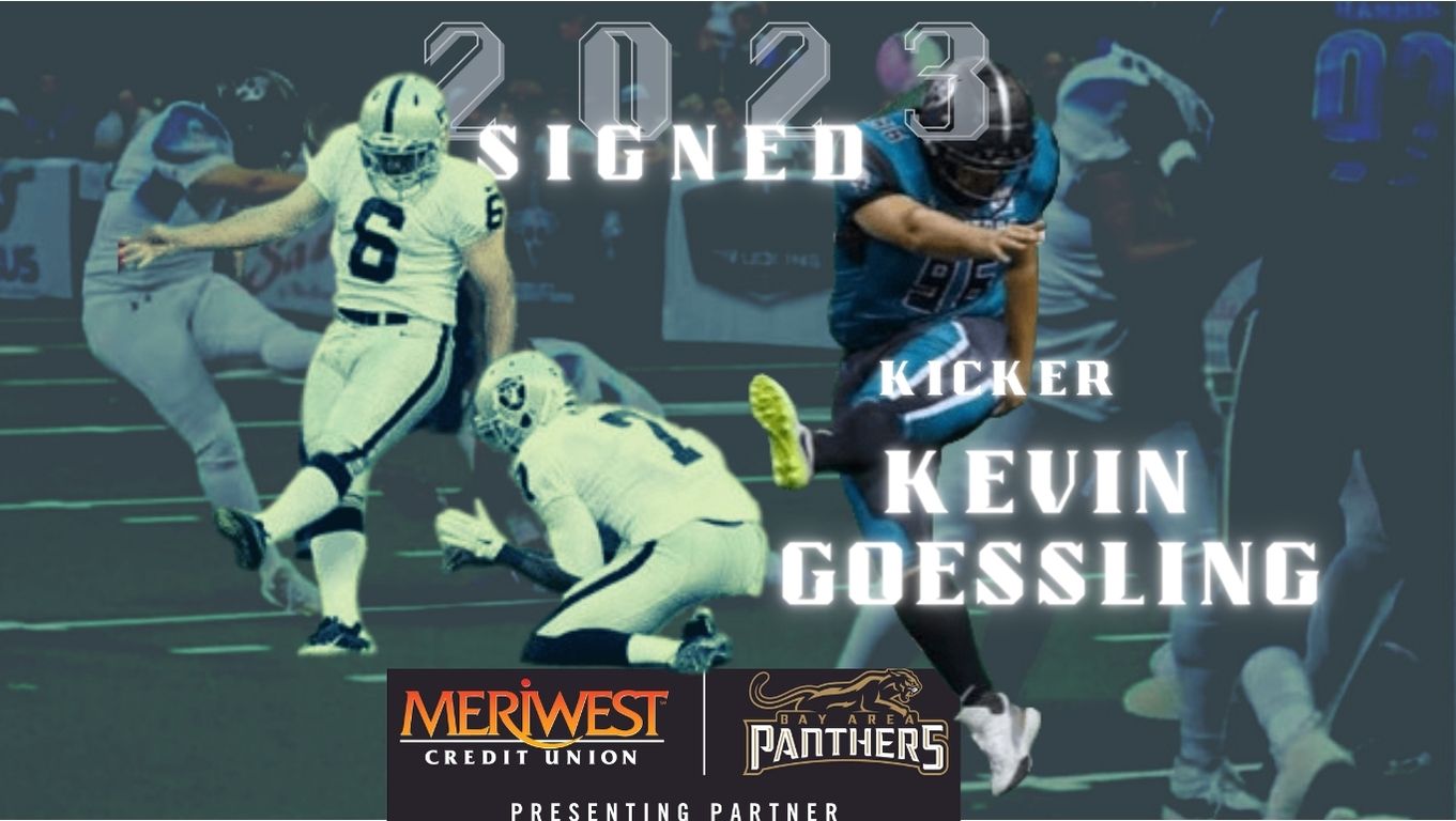 Panthers Sign Veteran Kicker Kevin Goessling - Bay Area Panthers