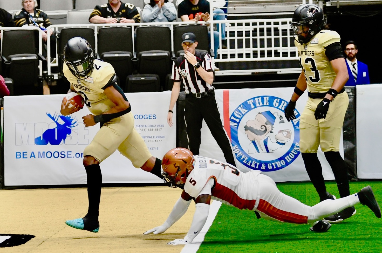 Stokes' late TD gives Panthers 47-41 win over Arizona - Bay Area Panthers