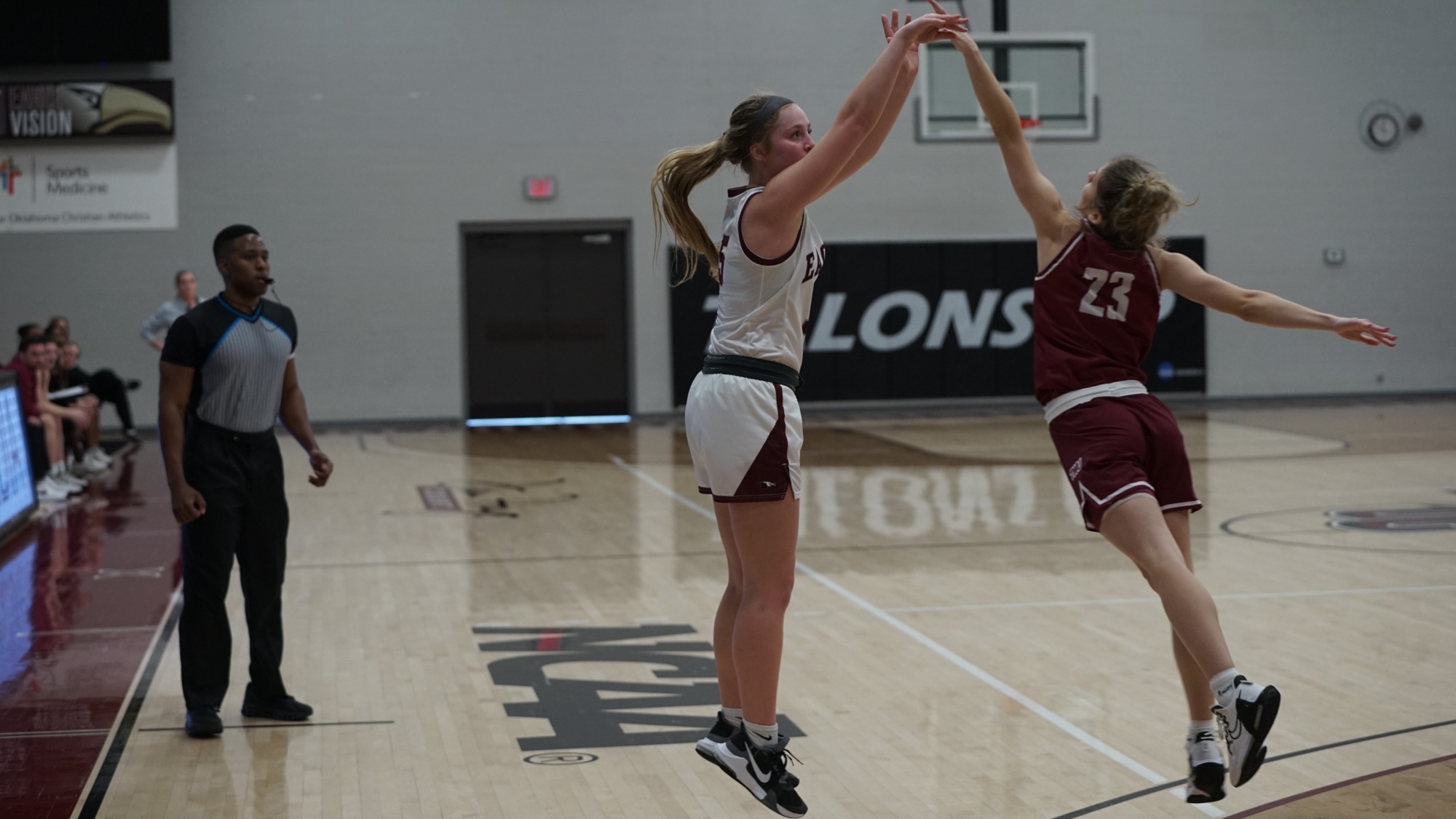 Lady Eagles open the new year with a battle against Texas Woman’s ...