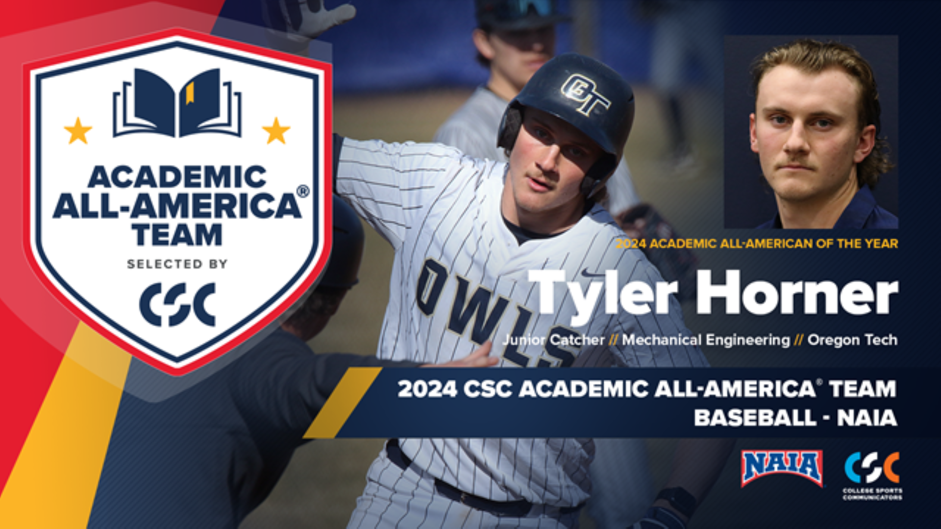 Horner Named 1st Team All-America, First in 42 Years - Oregon Institute ...