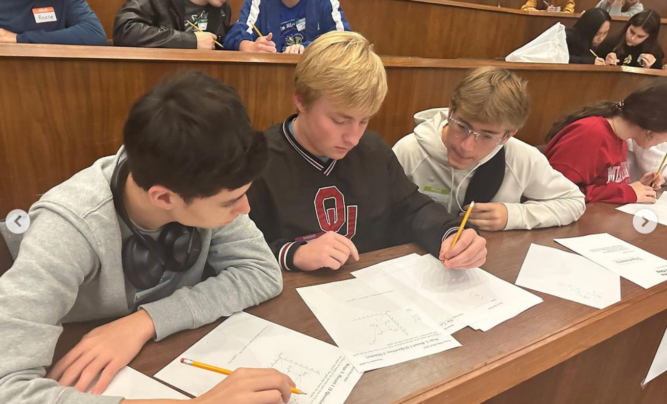 OCS Team Takes 3rd at OU Math Day - Oklahoma Christian School
