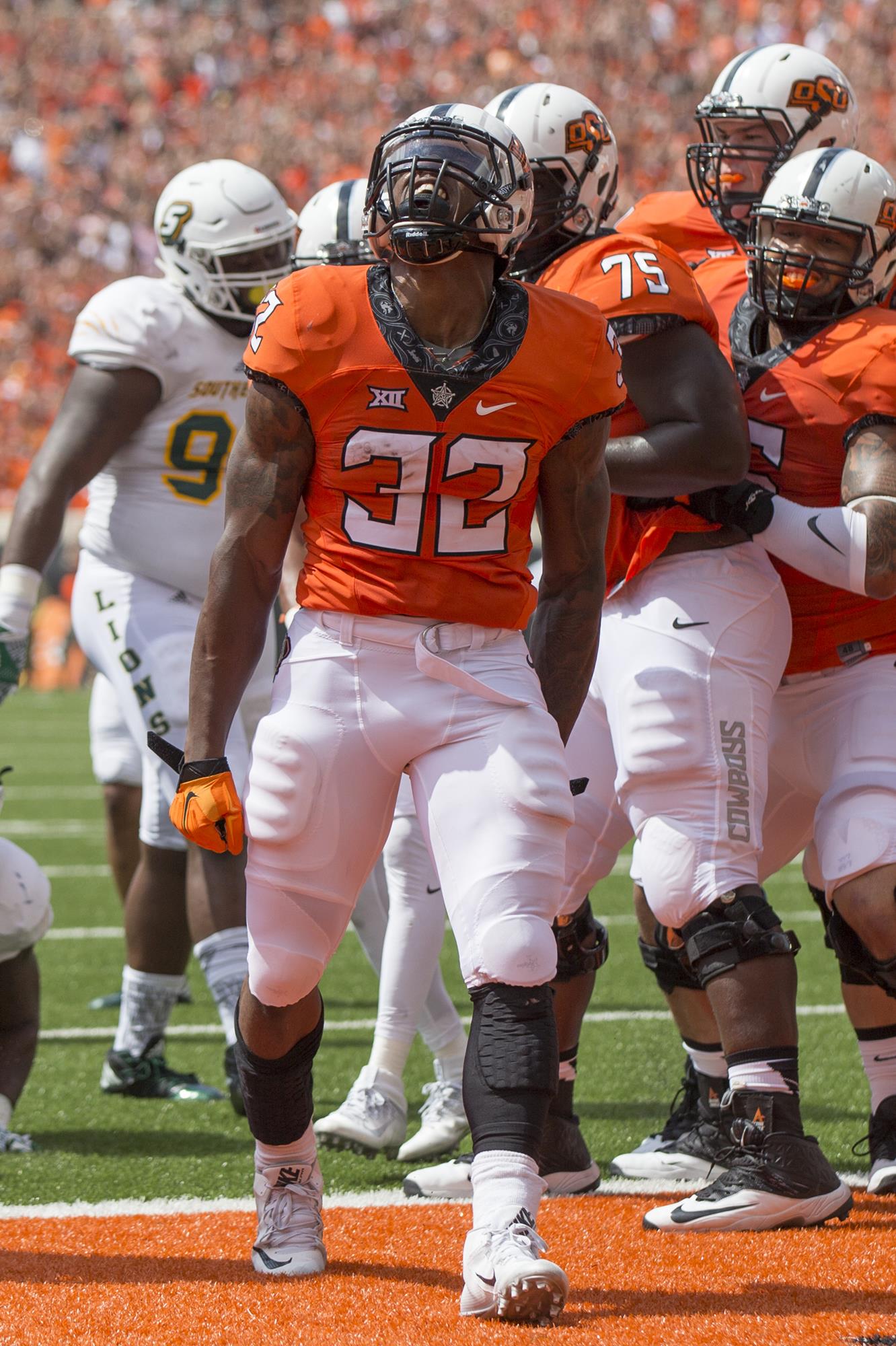 Chris Carson - 2016 - Cowboy Football - Oklahoma State University Athletics