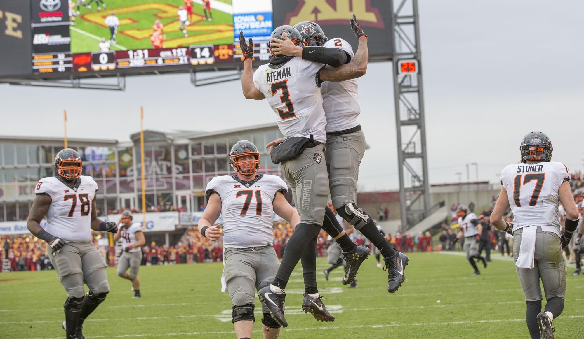 Marcell Ateman - 2017 - Cowboy Football - Oklahoma State University ...