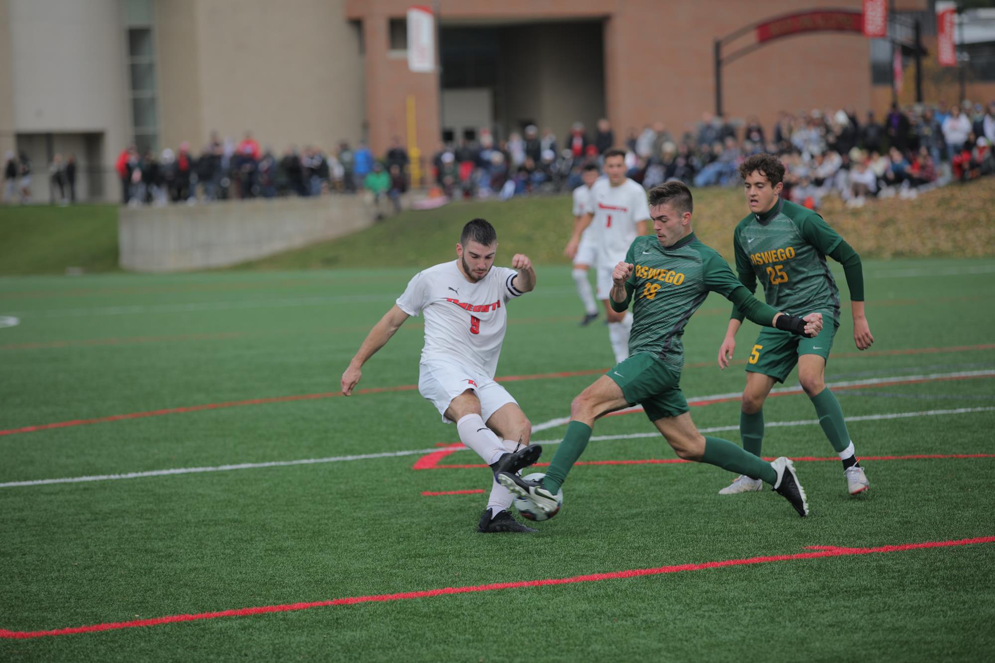 Men's Soccer Clipped in Shootout - SUNY Oneonta Athletics